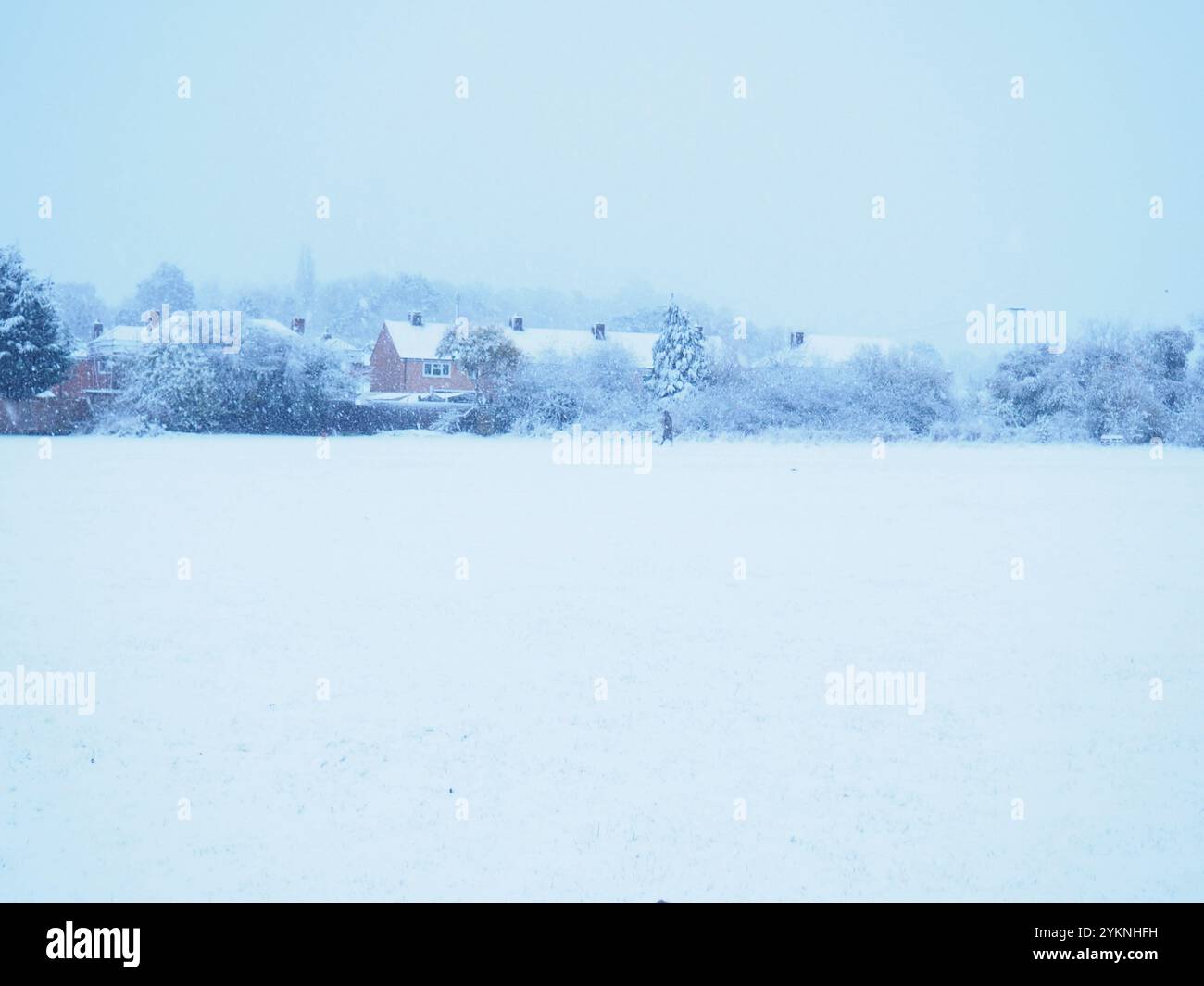Oxford, UK. 19th Nov 2024. Surprise morning snowfall greets residents ...
