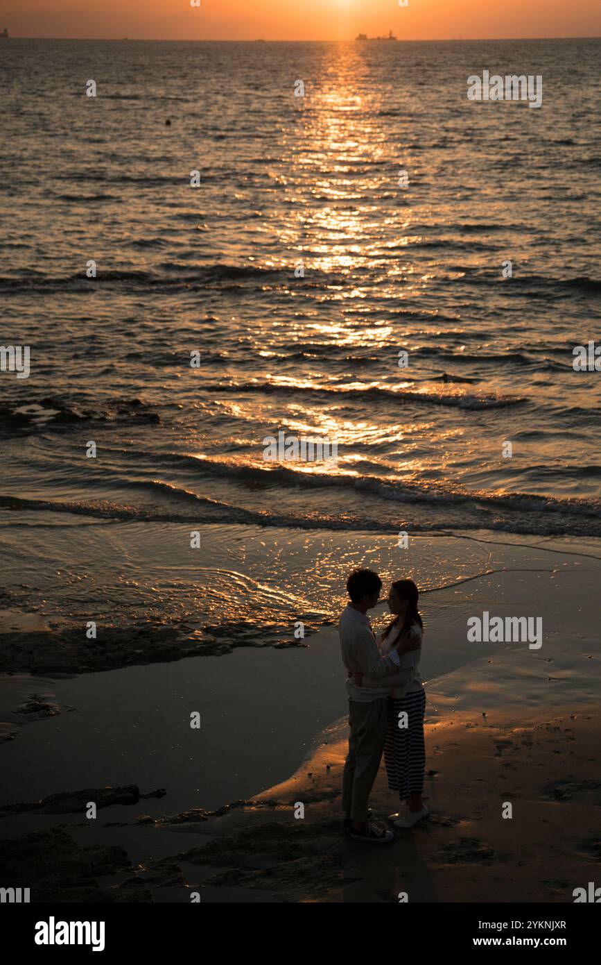 Cuddling japanese hi-res stock photography and images - Alamy