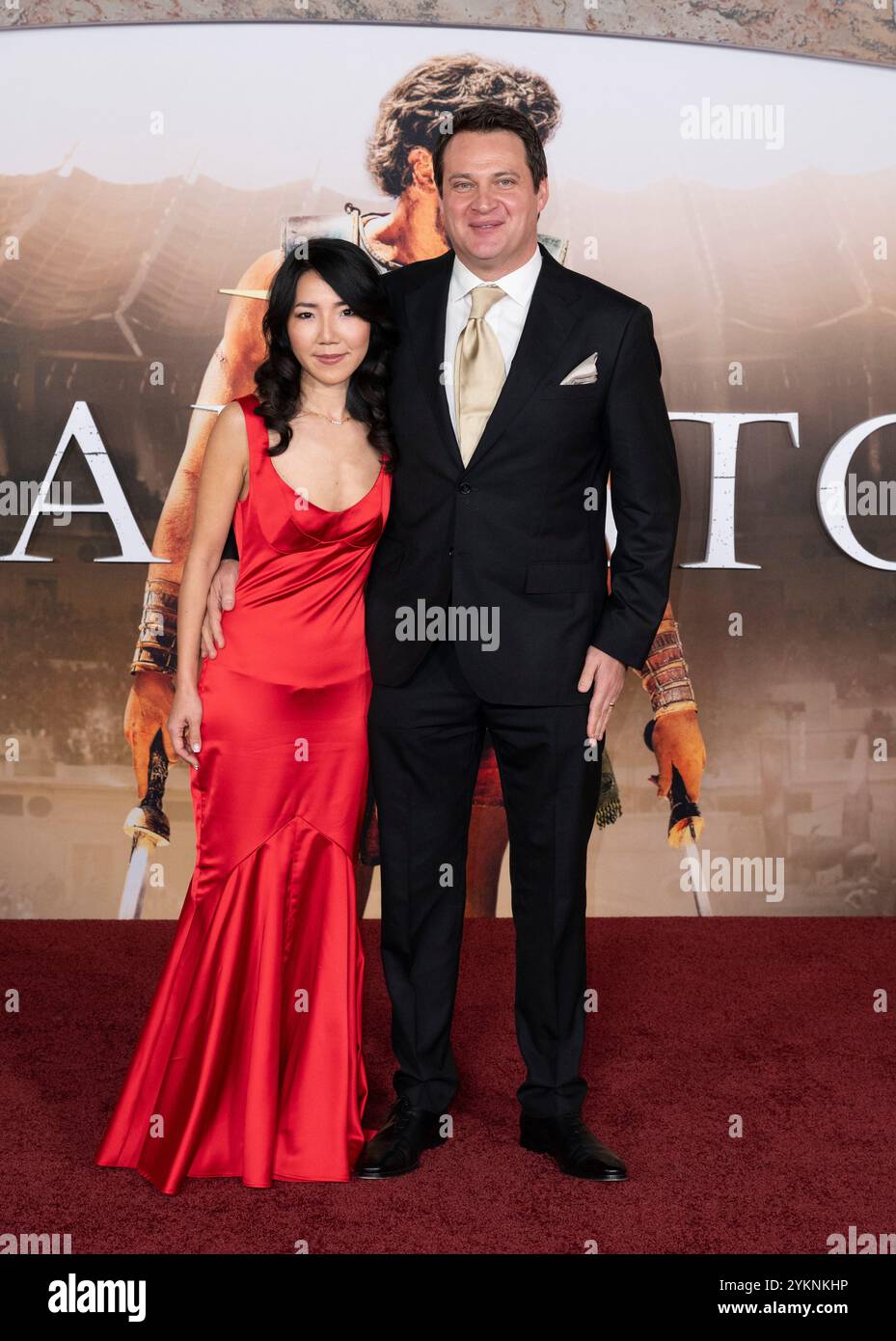 Los Angeles, USA. 18th Nov, 2024. LOS ANGELES, CA. November 18, 2024: Michael Pruss & Marika ...