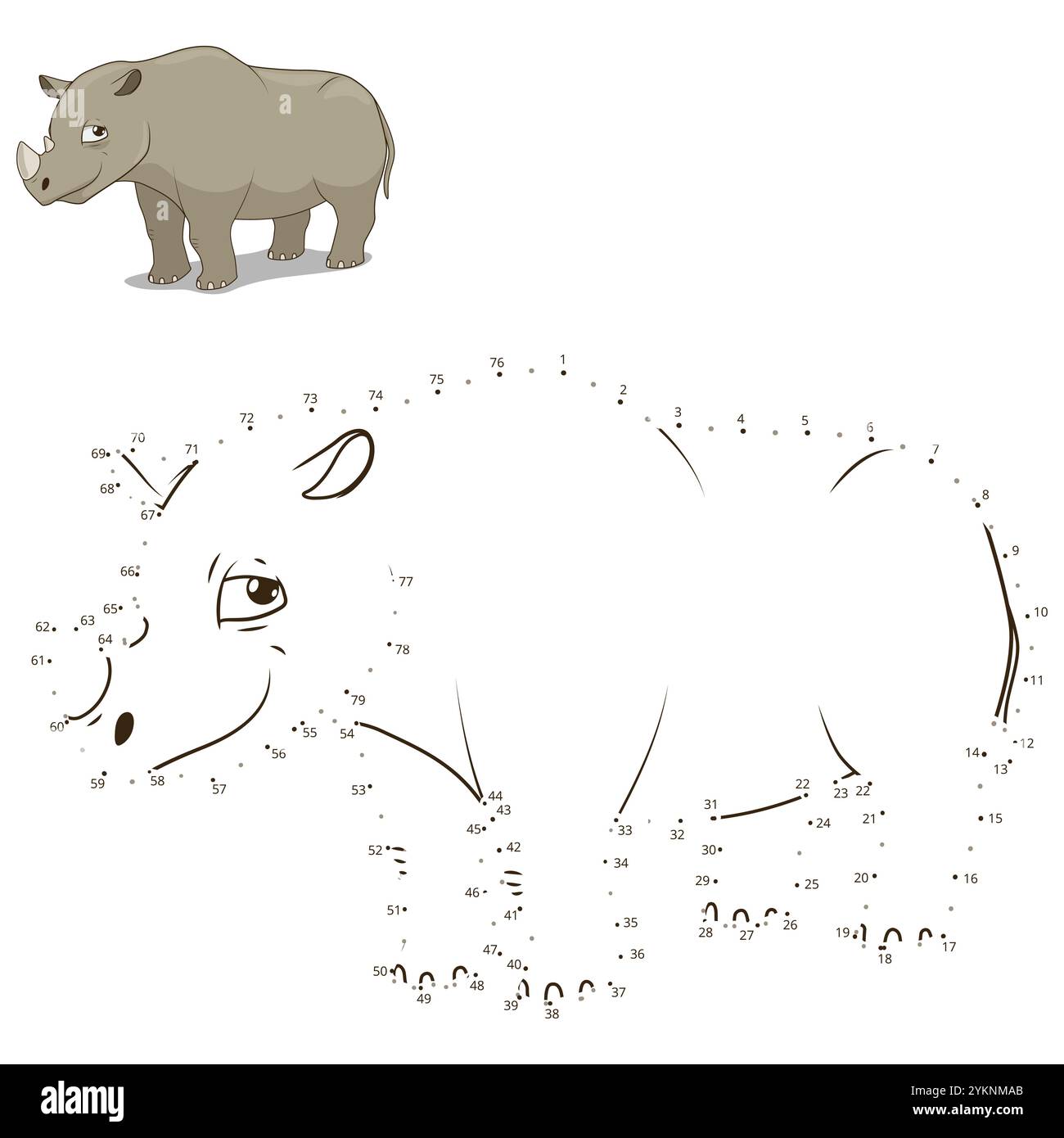 Connect dots draw cute hi-res stock photography and images - Alamy