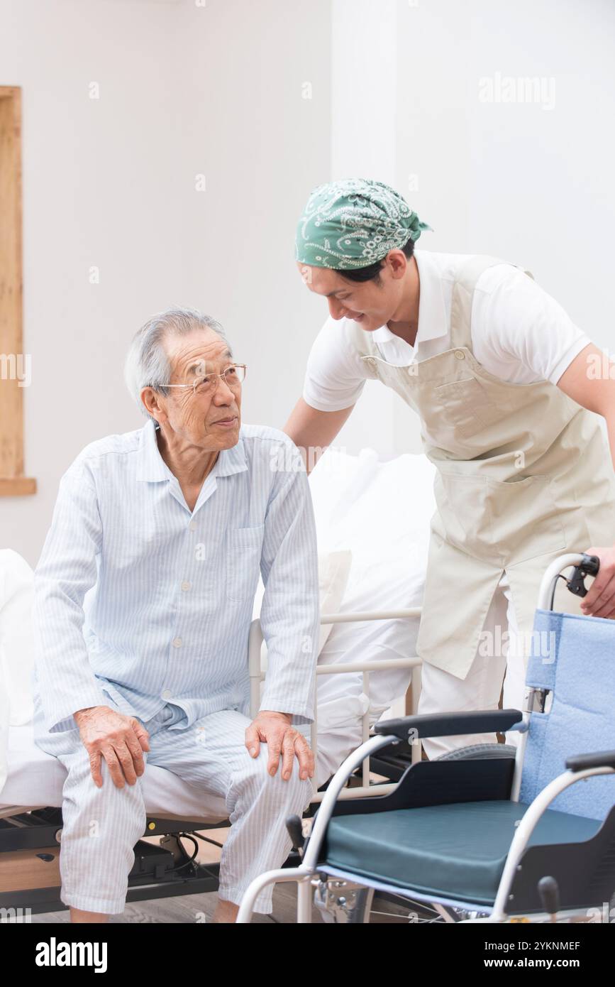 Male carer hi-res stock photography and images - Alamy