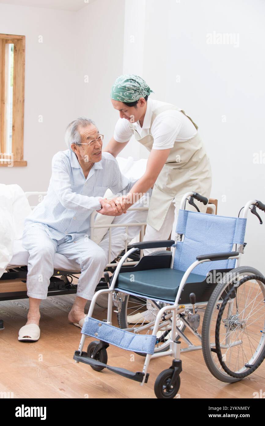 Male carer hi-res stock photography and images - Alamy