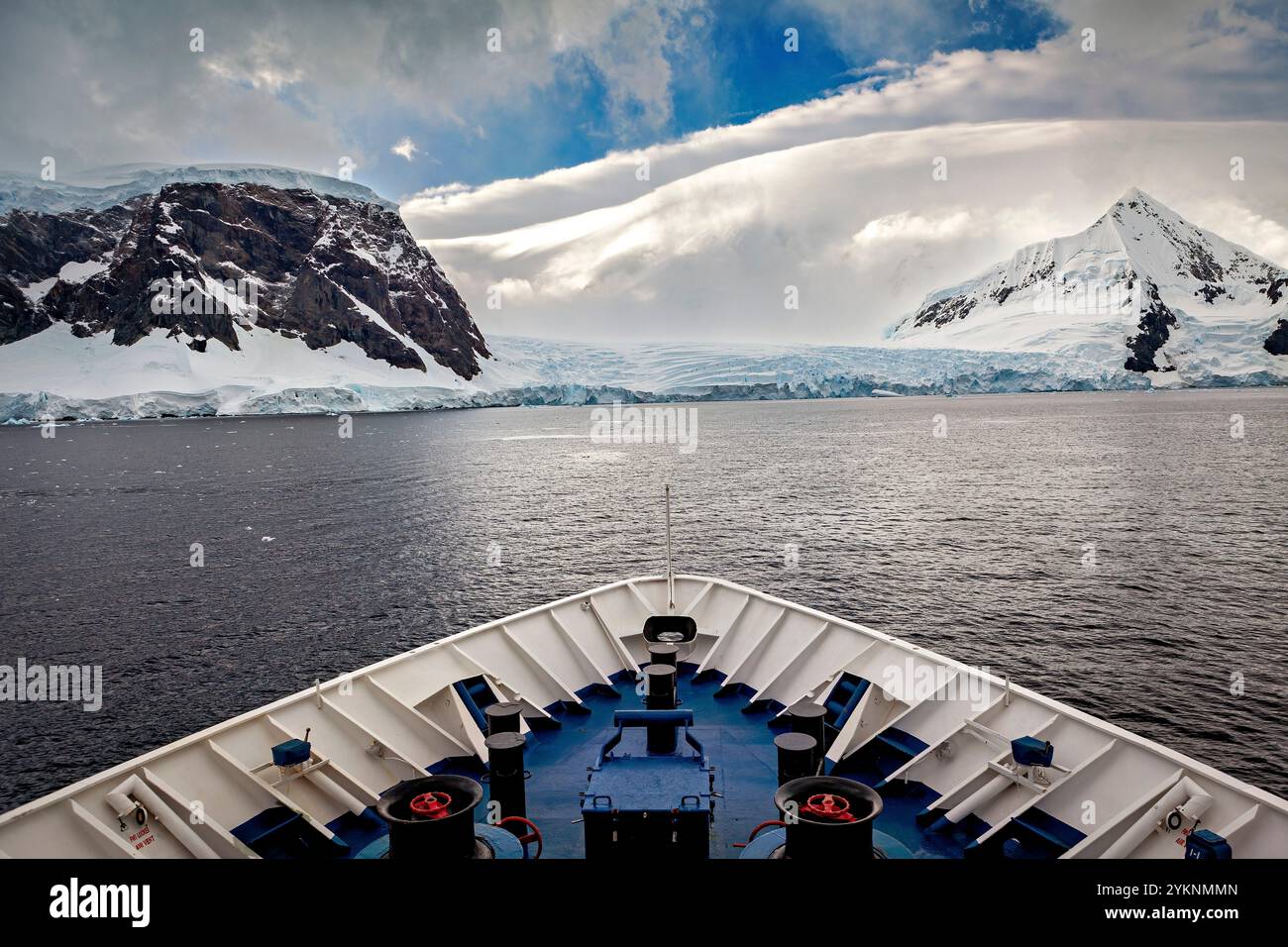 Cruising Ship in the Antarctic Area Stock Photo - Alamy