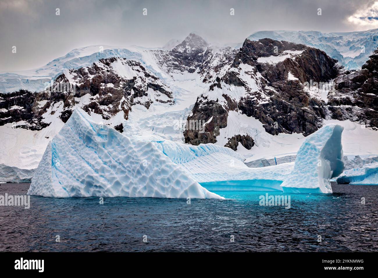 Glacier and Iceberg in the Antarctic Landscape Stock Photo - Alamy
