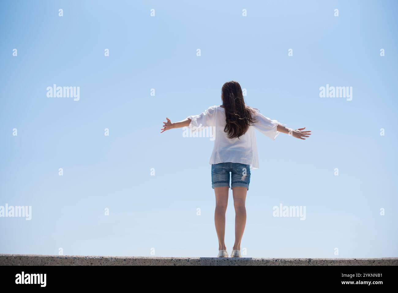 Woman breathing sea hi-res stock photography and images - Alamy