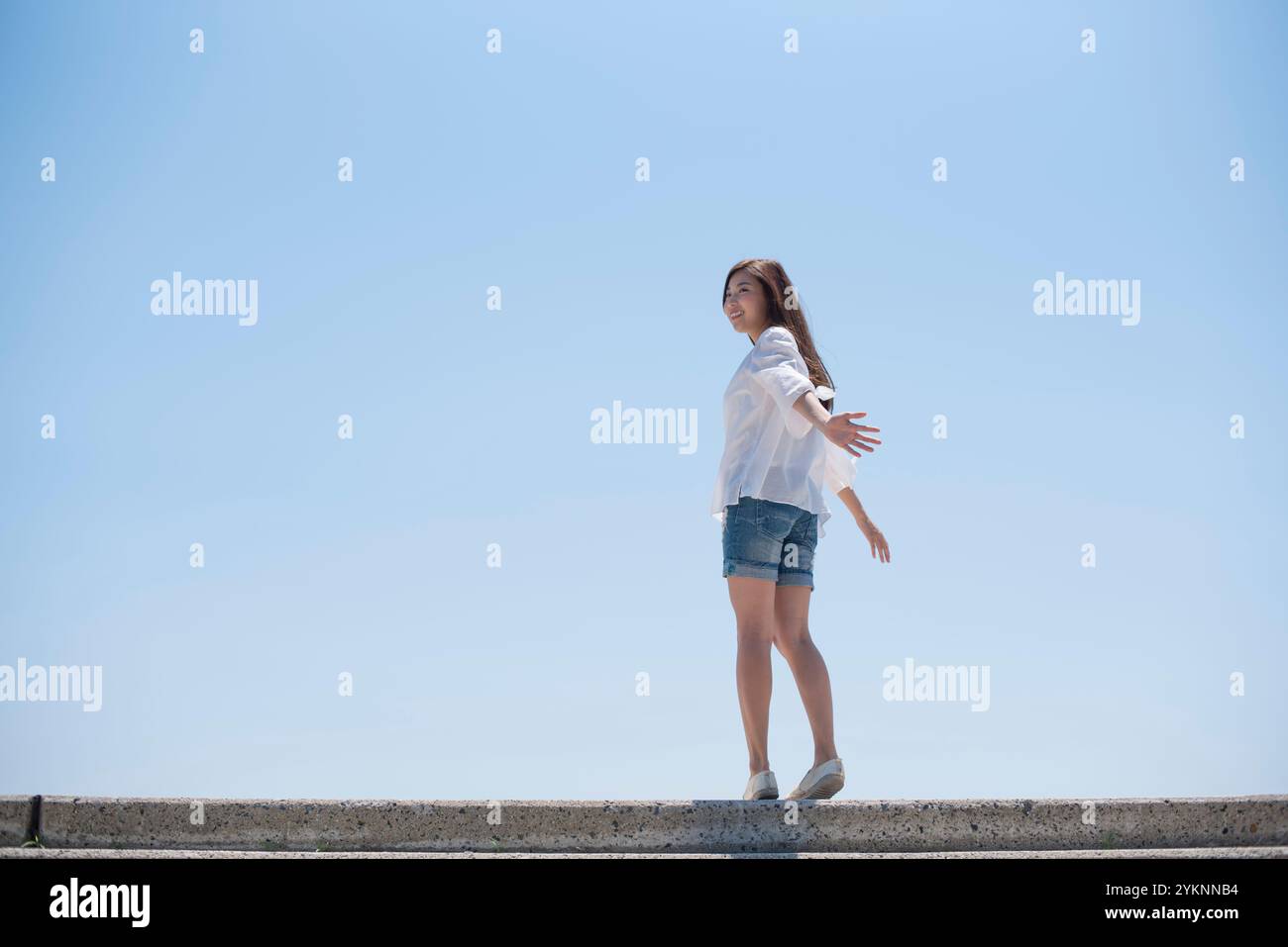 Woman breathing sea hi-res stock photography and images - Alamy
