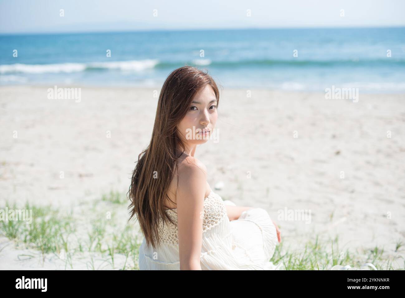 Beach sit hi-res stock photography and images - Alamy