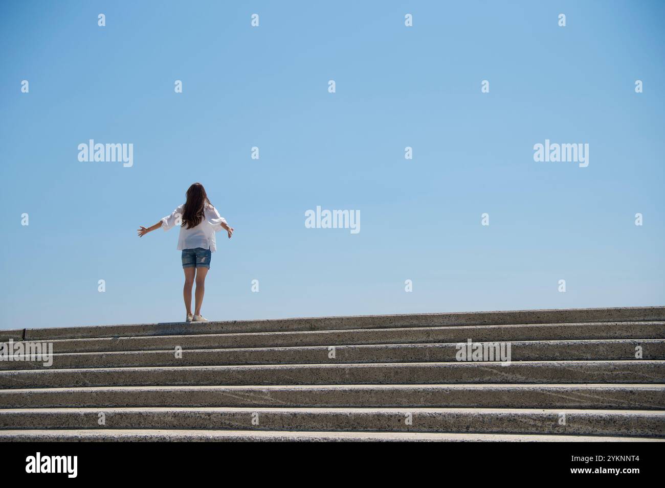 Woman breathing sea hi-res stock photography and images - Alamy