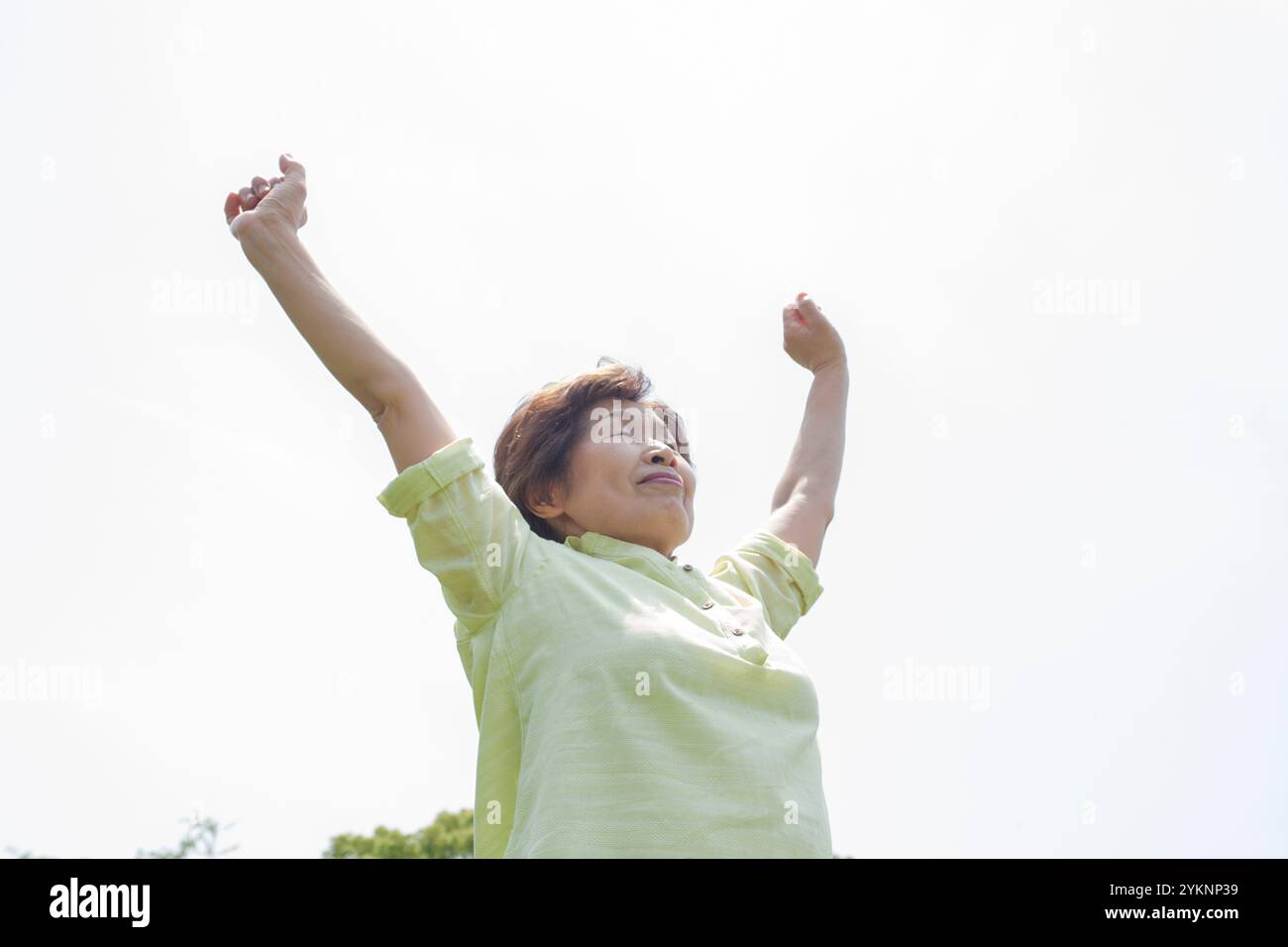 Reaching with her hand hi-res stock photography and images - Alamy