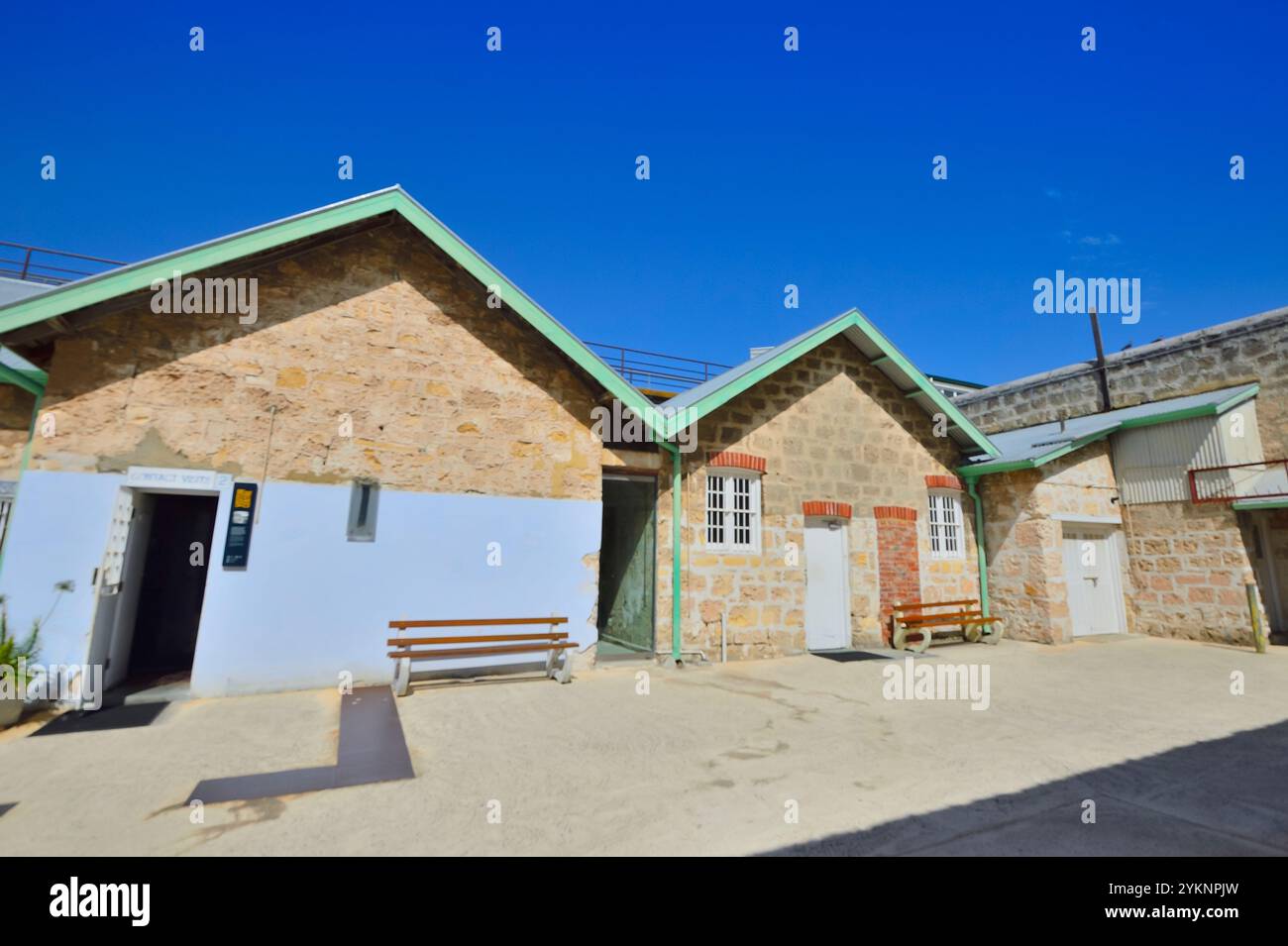 The old prison in Fremantle, Western Australia, Australia, built in the ...