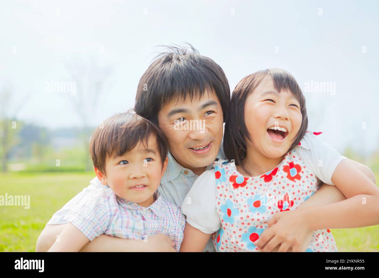 Japanese parent and child Stock Photo - Alamy