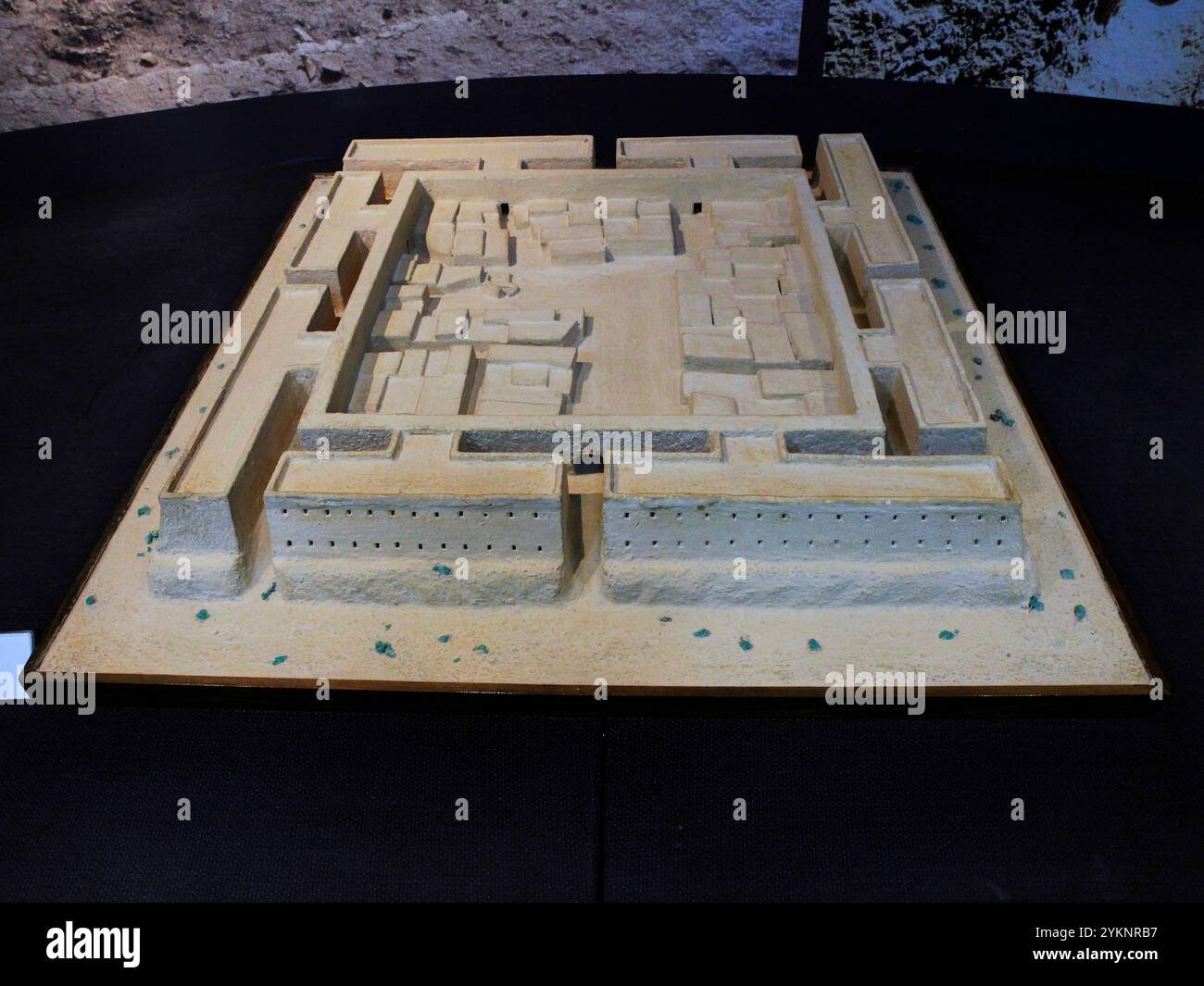 Reconstructed model of an archaeological site Stock Photo - Alamy