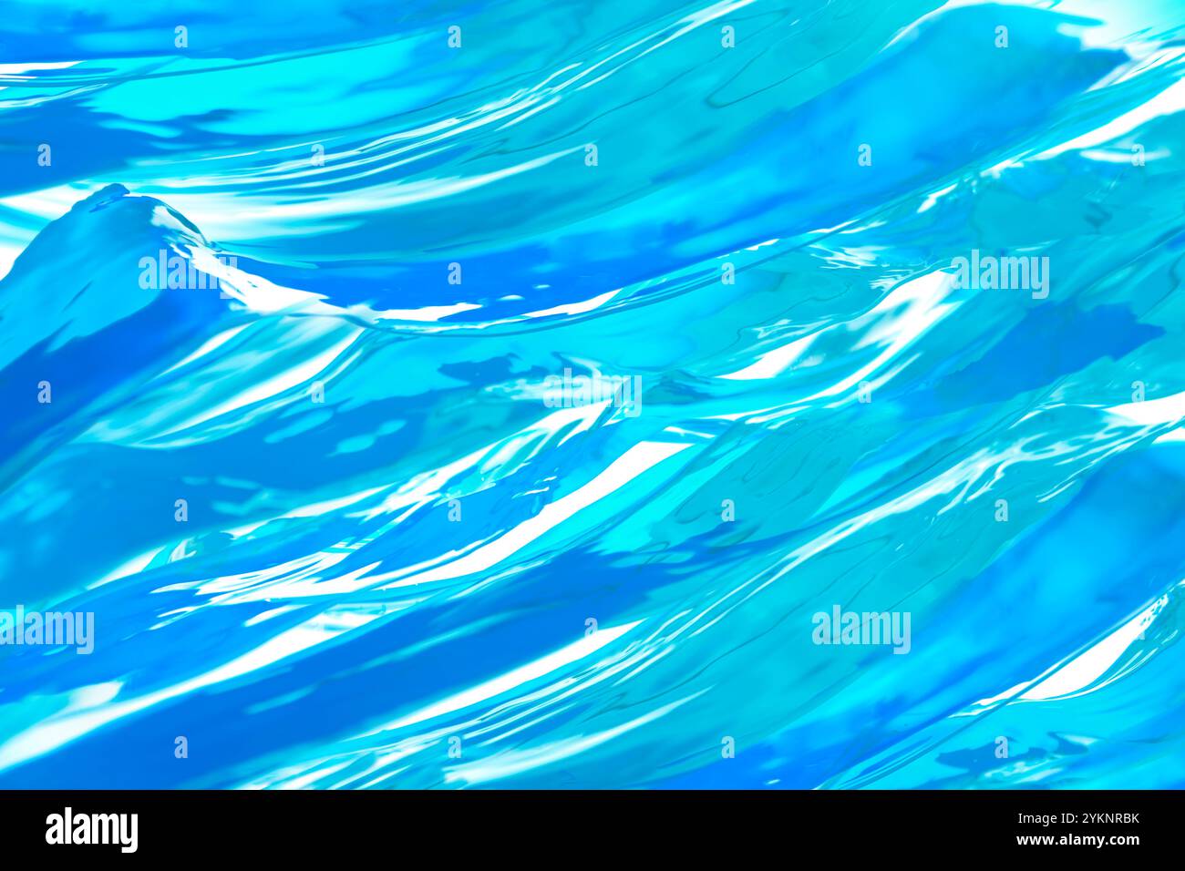 CG image of the water surface Stock Photo - Alamy