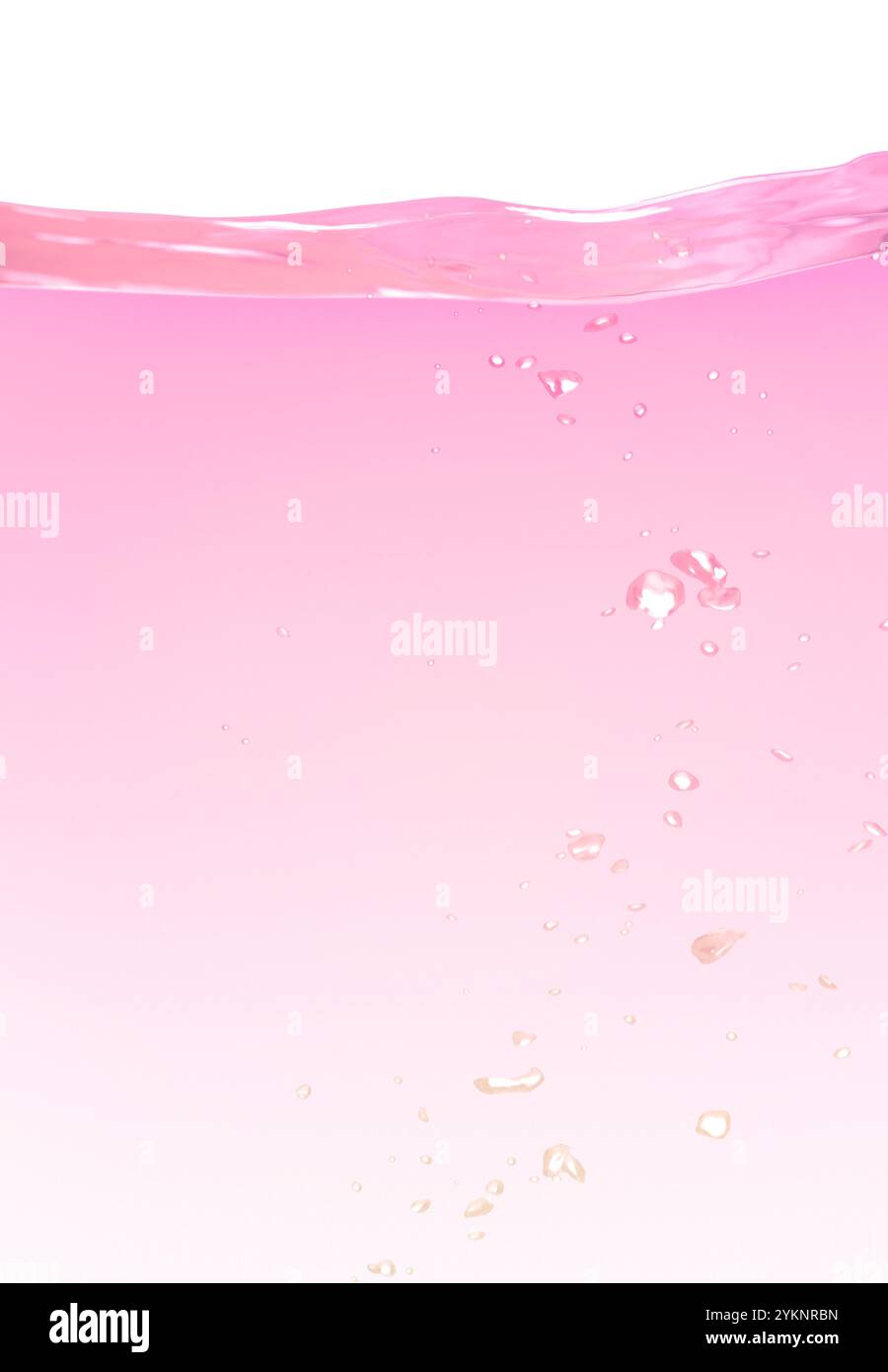 CG image of water surface and bubbles Stock Photo - Alamy