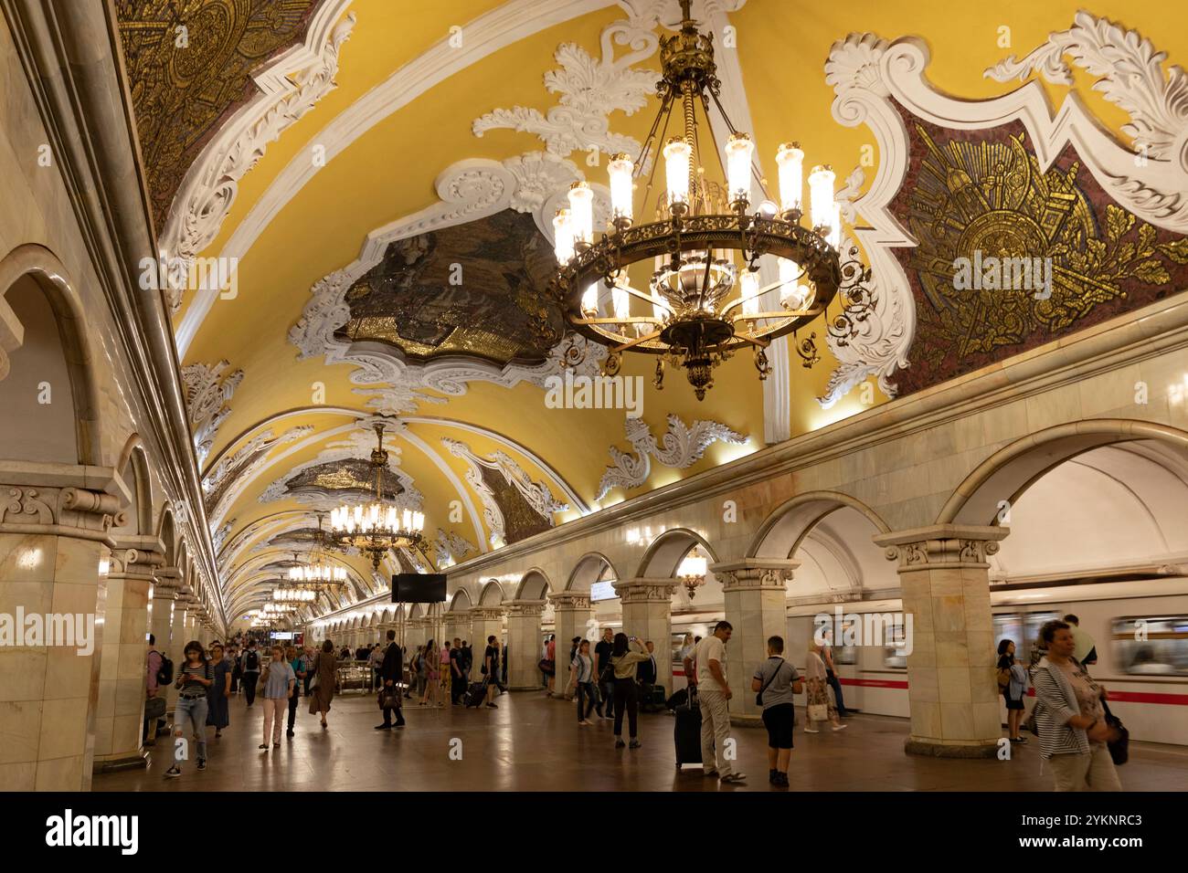 Moscow metro station Stock Photo - Alamy