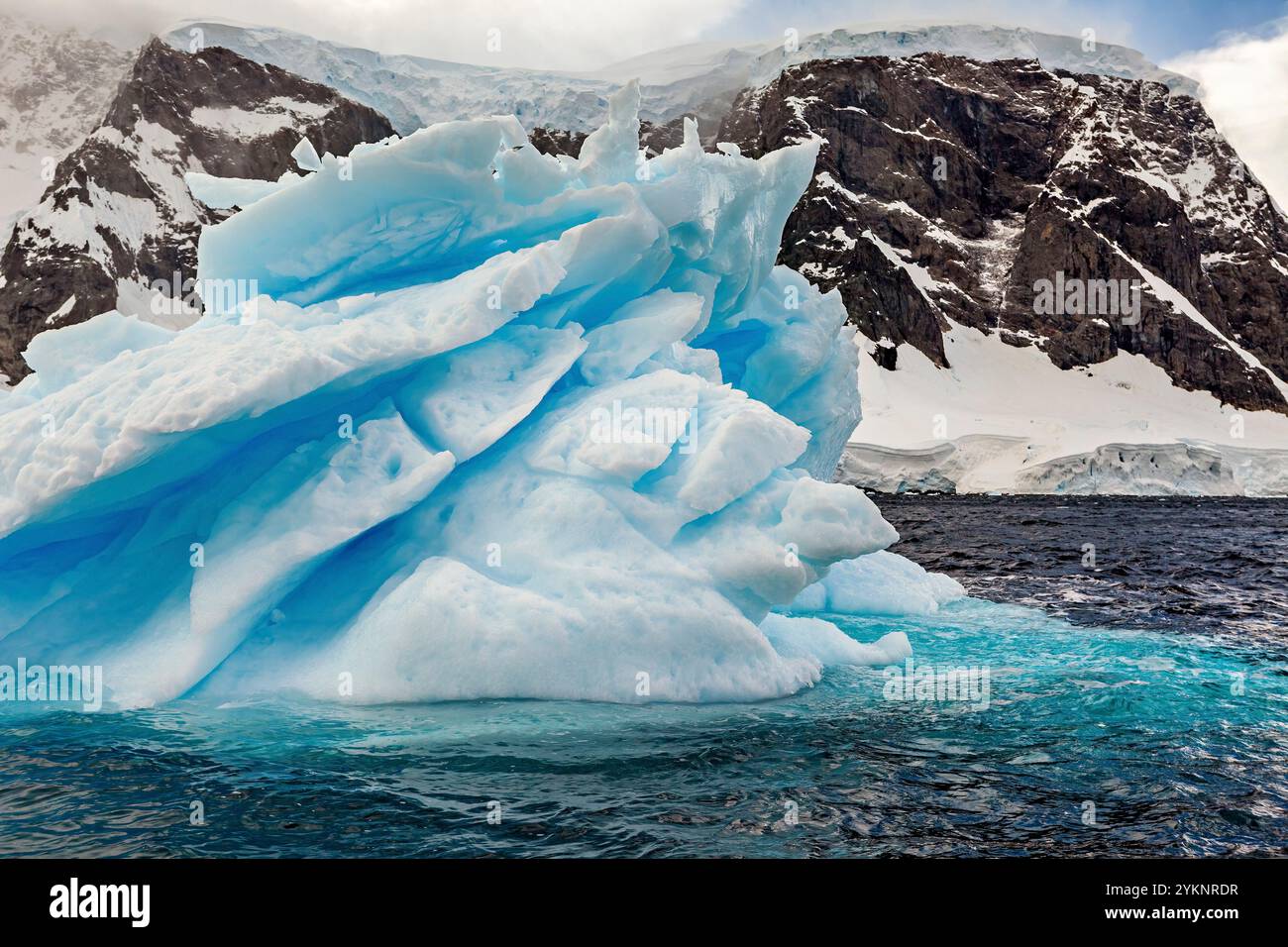 Glacier and Iceberg in the Antarctic Landscape Stock Photo - Alamy