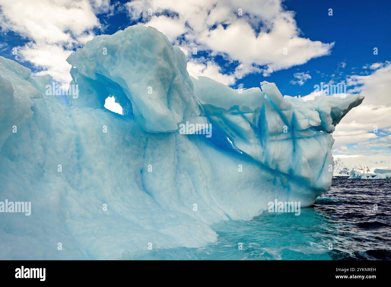 Glacier and Iceberg in the Antarctic Landscape Stock Photo - Alamy