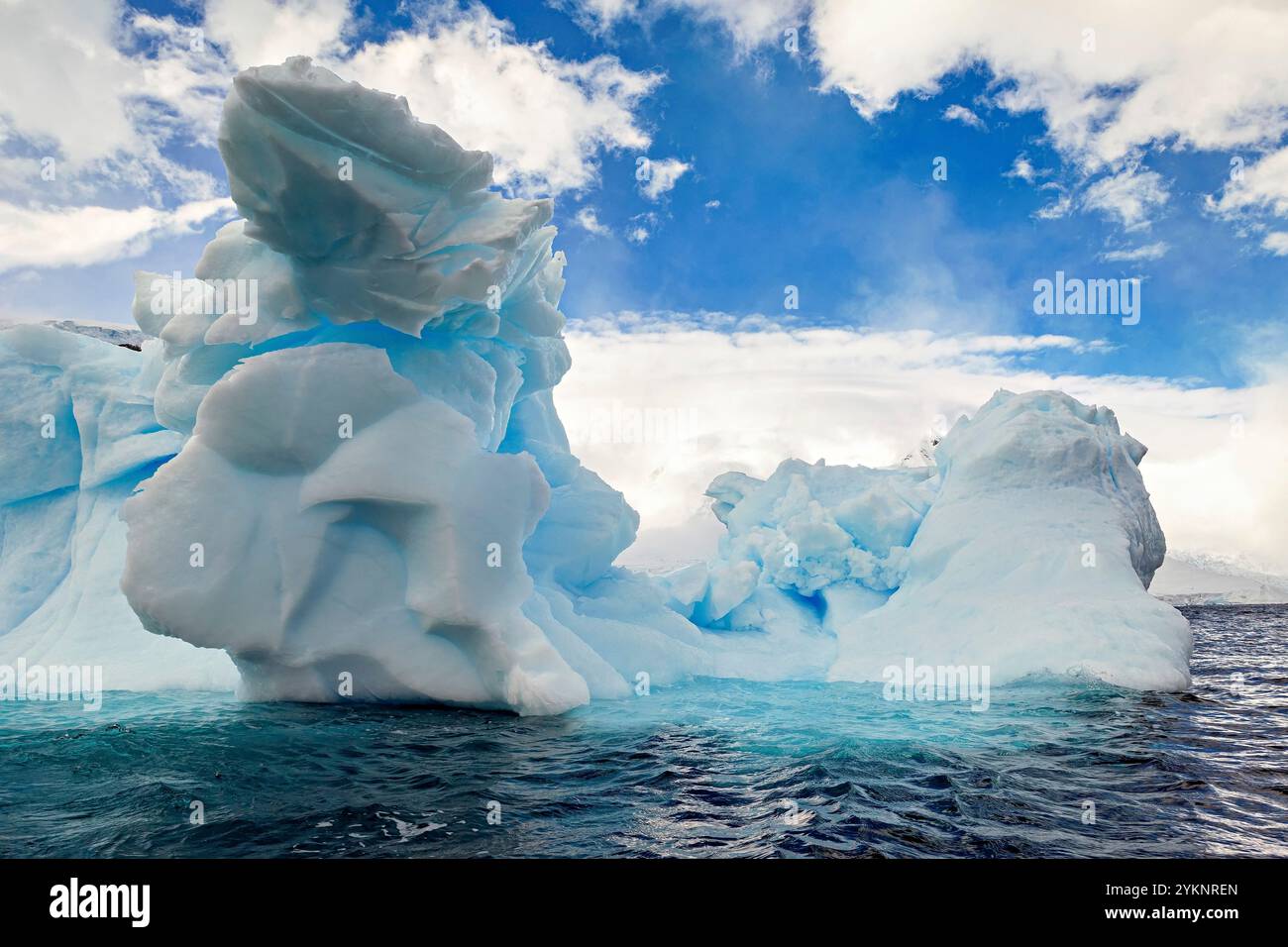 Glacier and Iceberg in the Antarctic Landscape Stock Photo - Alamy
