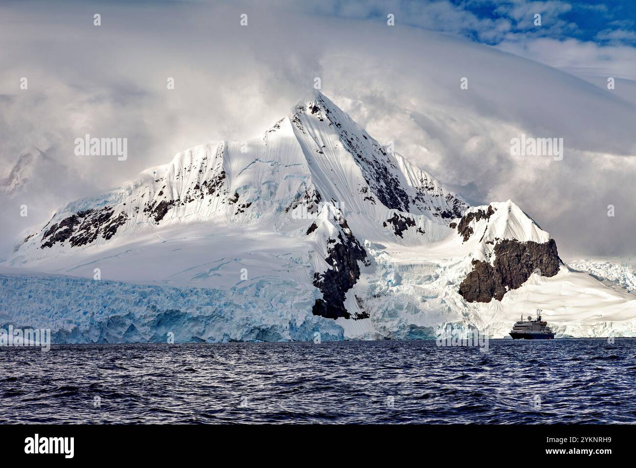 Cruising Ship in the Antarctic Area Stock Photo - Alamy