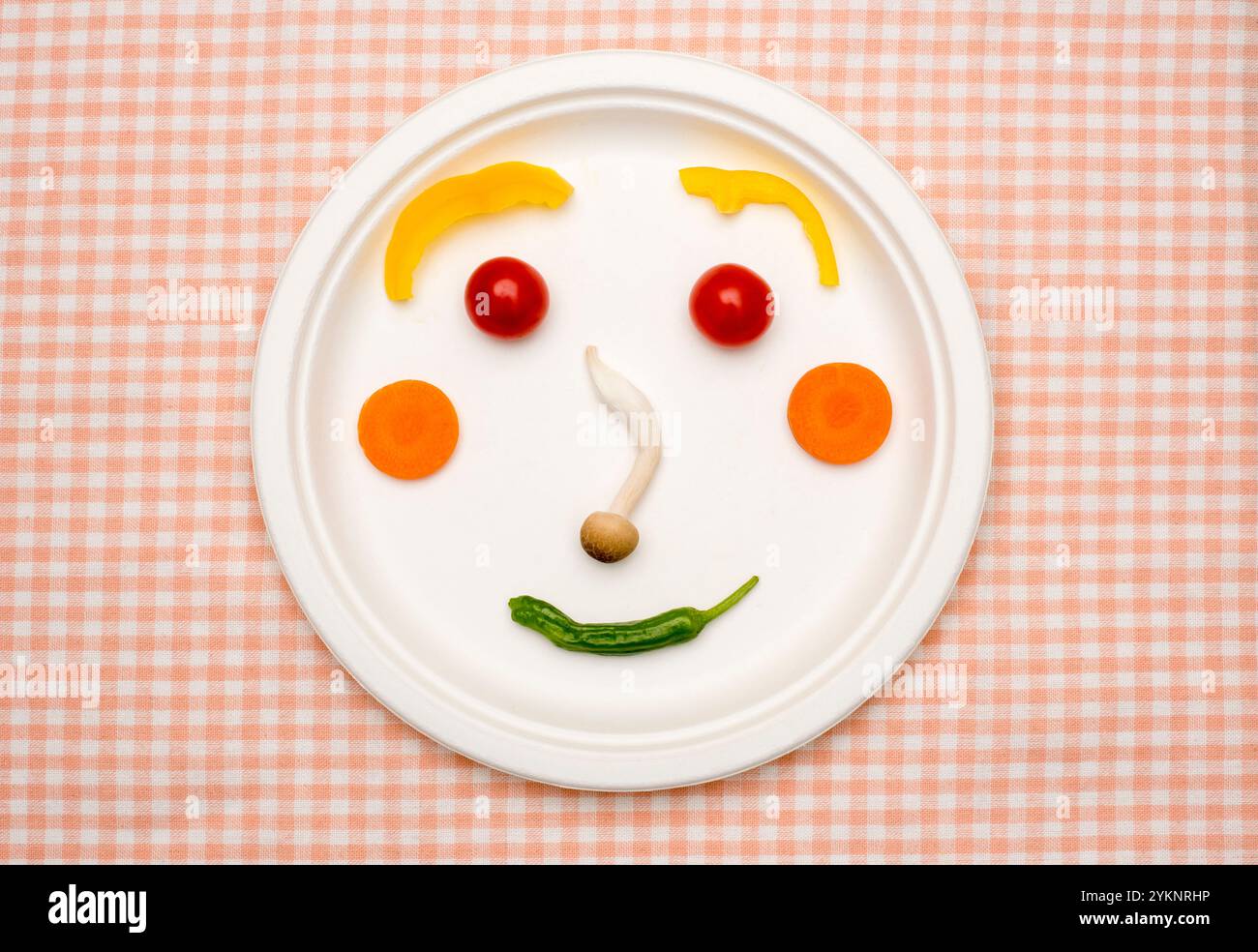 Faces made from vegetables Stock Photo - Alamy