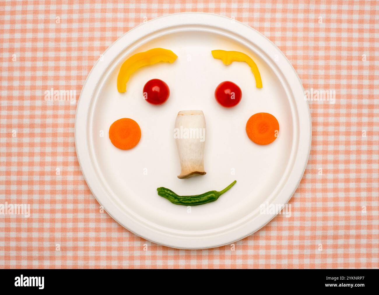 Faces made from vegetables Stock Photo - Alamy