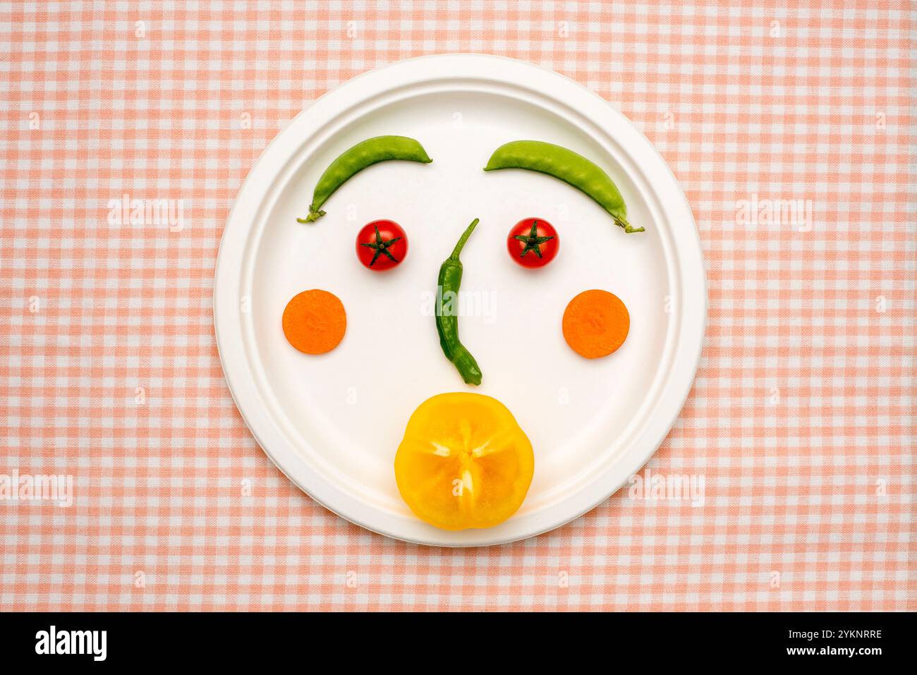 Faces made from vegetables Stock Photo - Alamy