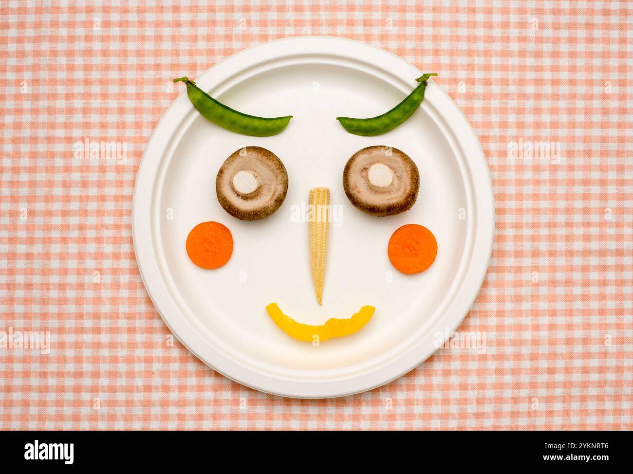 Faces made from vegetables Stock Photo - Alamy