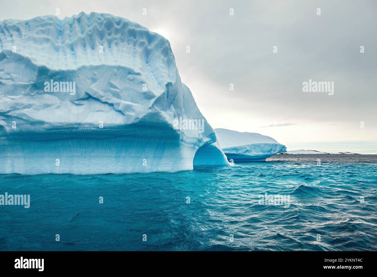 Glacier and Iceberg in the Antarctic Landscape Stock Photo - Alamy