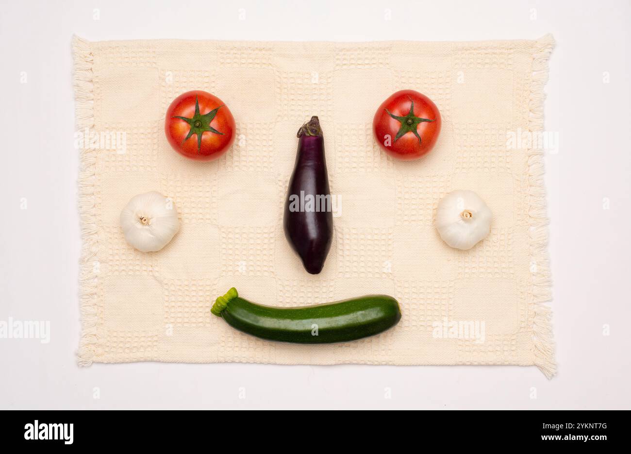 Faces made from vegetables Stock Photo - Alamy