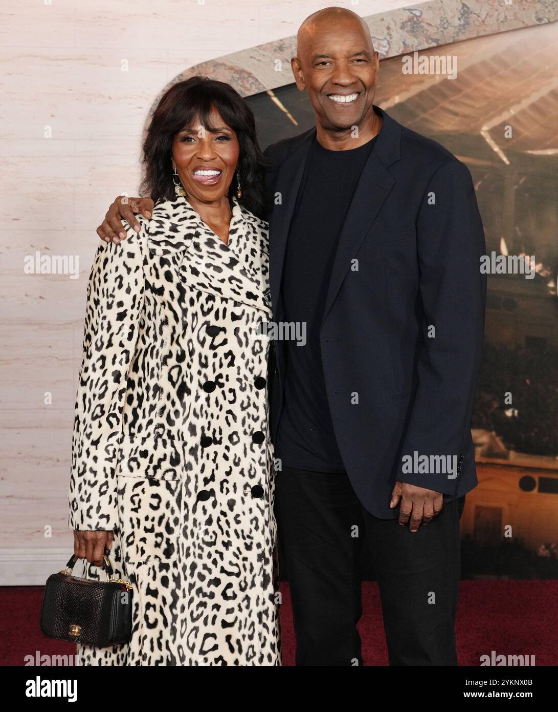 Los Angeles, USA. 18th Nov, 2024. (L-R) Pauletta Washington and Denzel ...