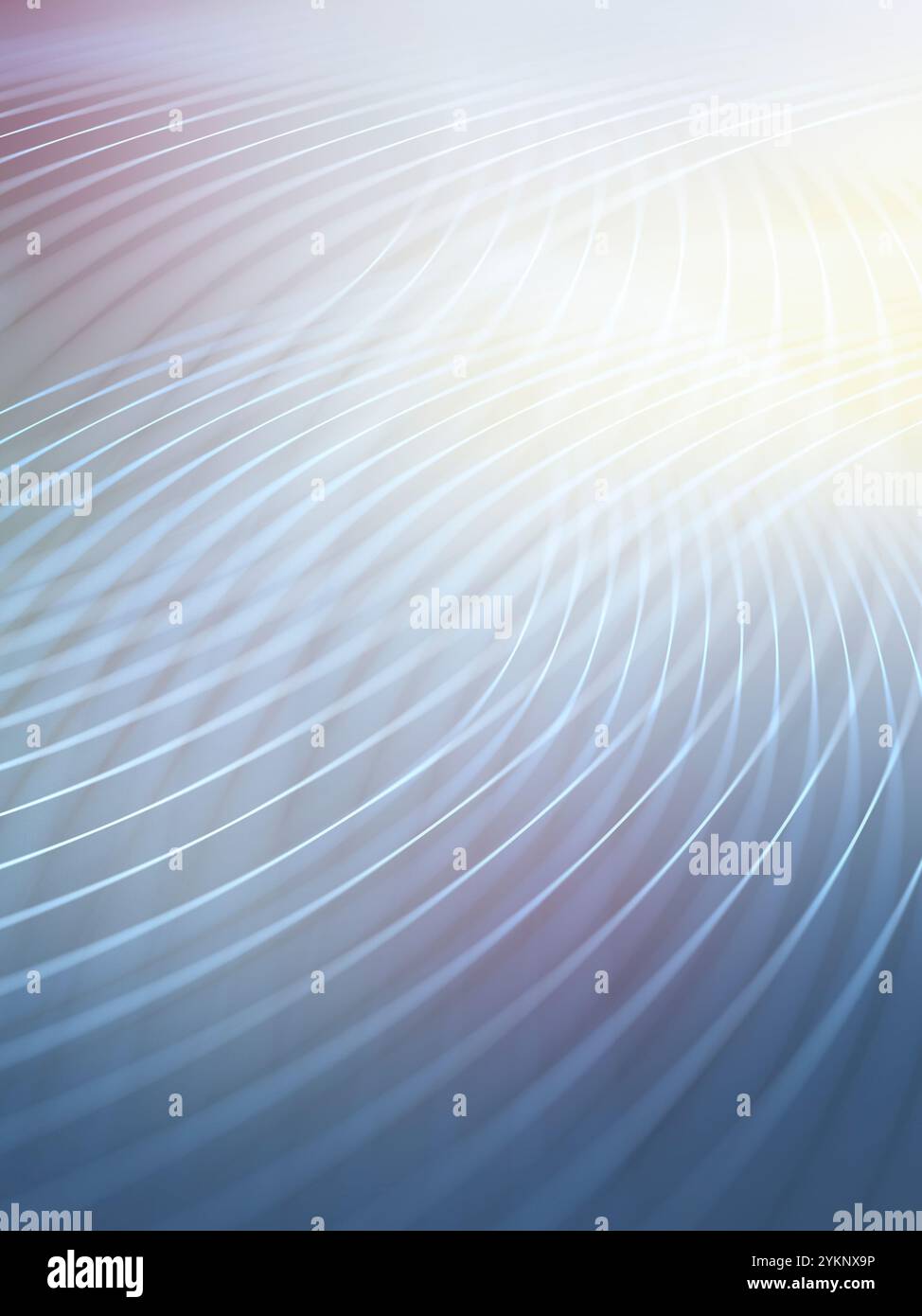 Wave lines on gradient background Stock Photo - Alamy