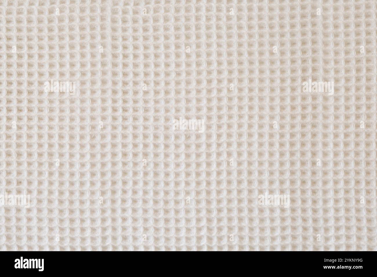 Beige waffle-weave cotton cloth Stock Photo - Alamy