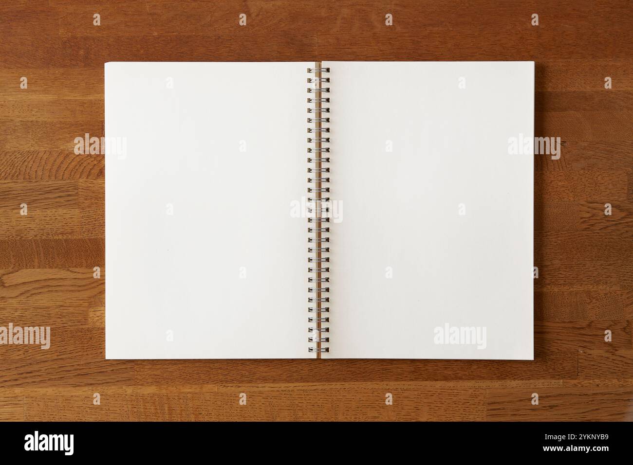 White notebook clean pages hi-res stock photography and images - Alamy