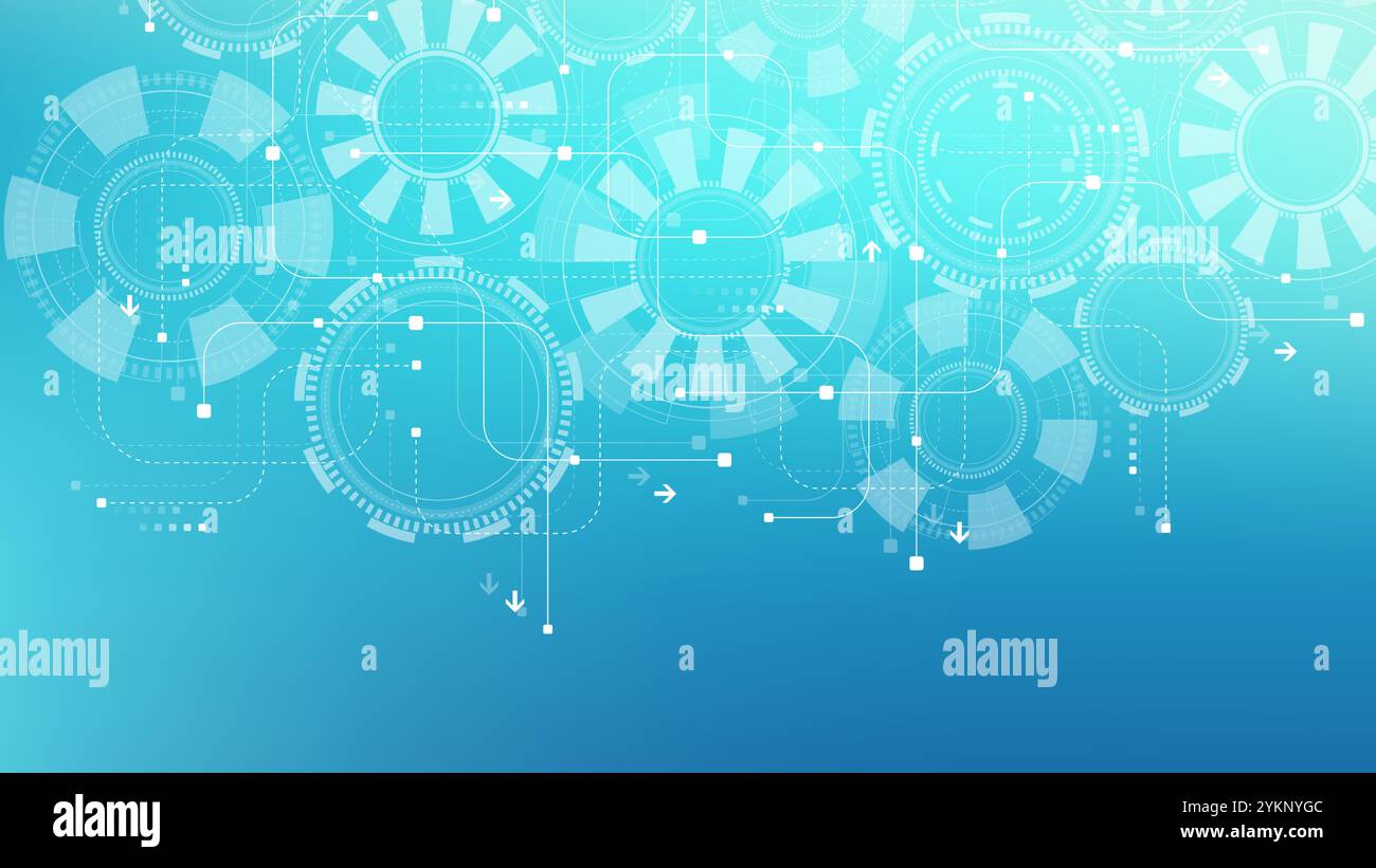 Abstract digital technology background with circuit board texture ...