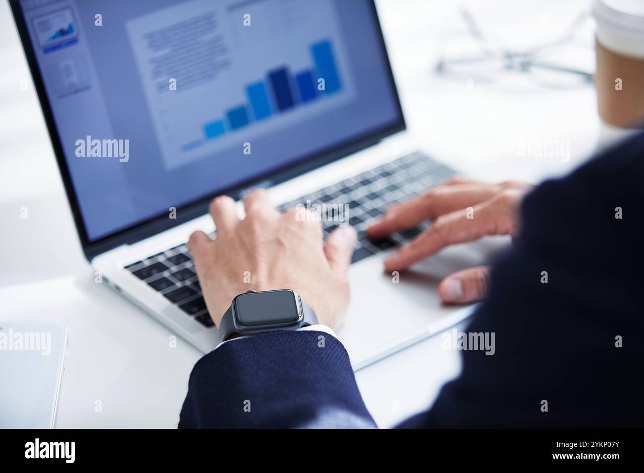 Man at work Stock Photo - Alamy
