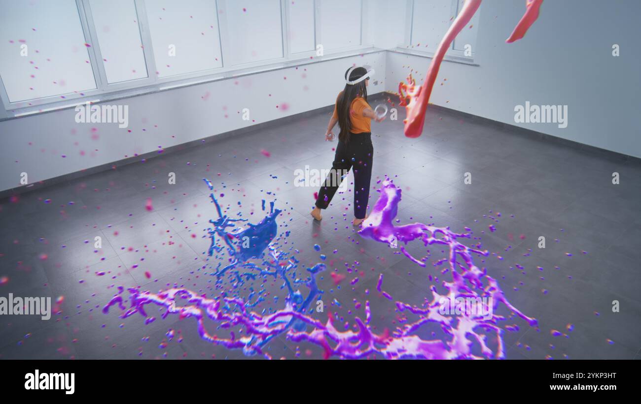 Animation vr headset abstract 3d hi-res stock photography and images ...