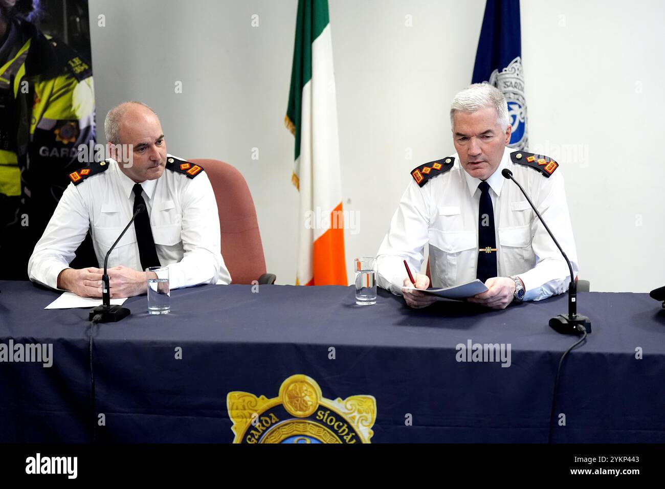(left to right) An Garda Siochana Superintendent Liam Geraghty and An ...