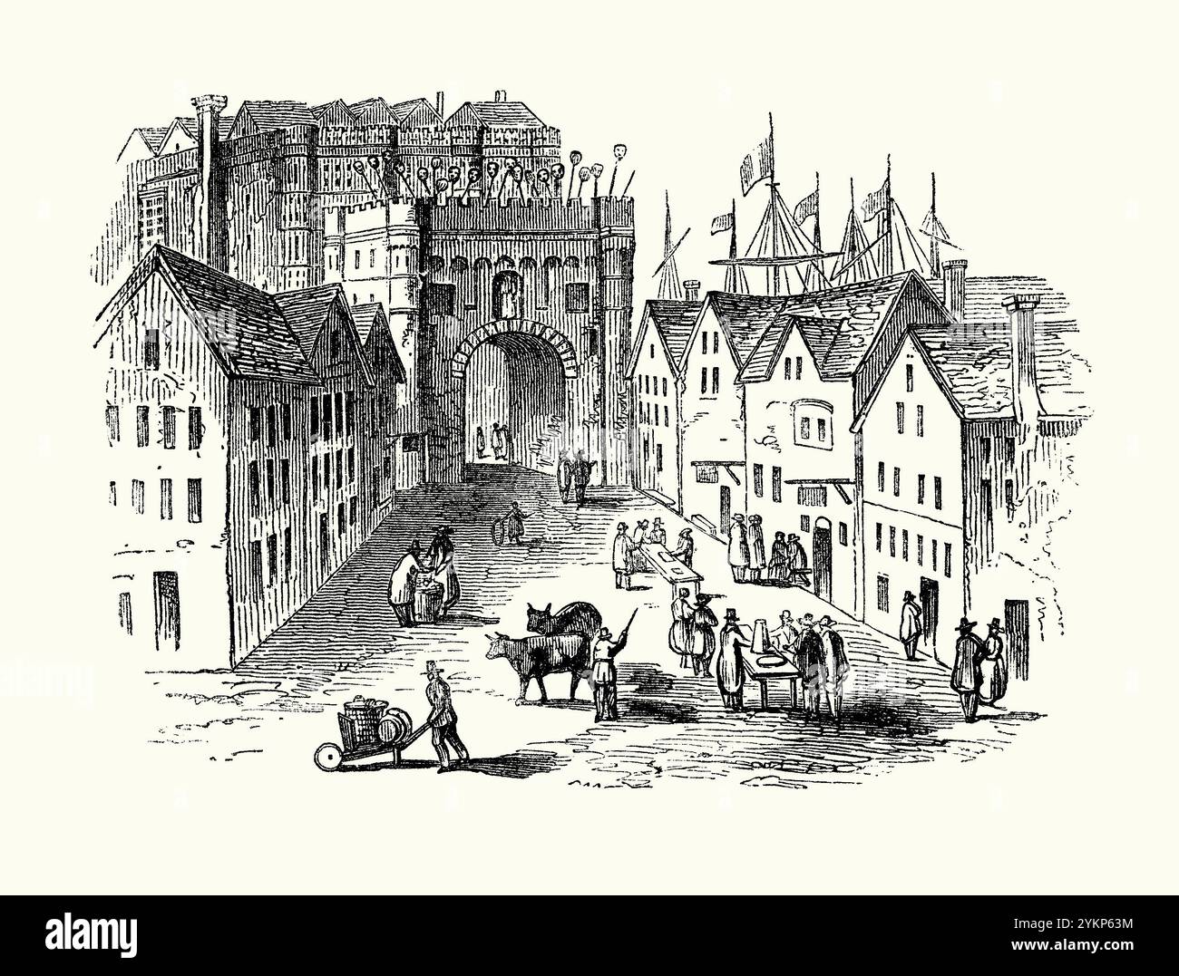 1600s london port hi-res stock photography and images - Alamy