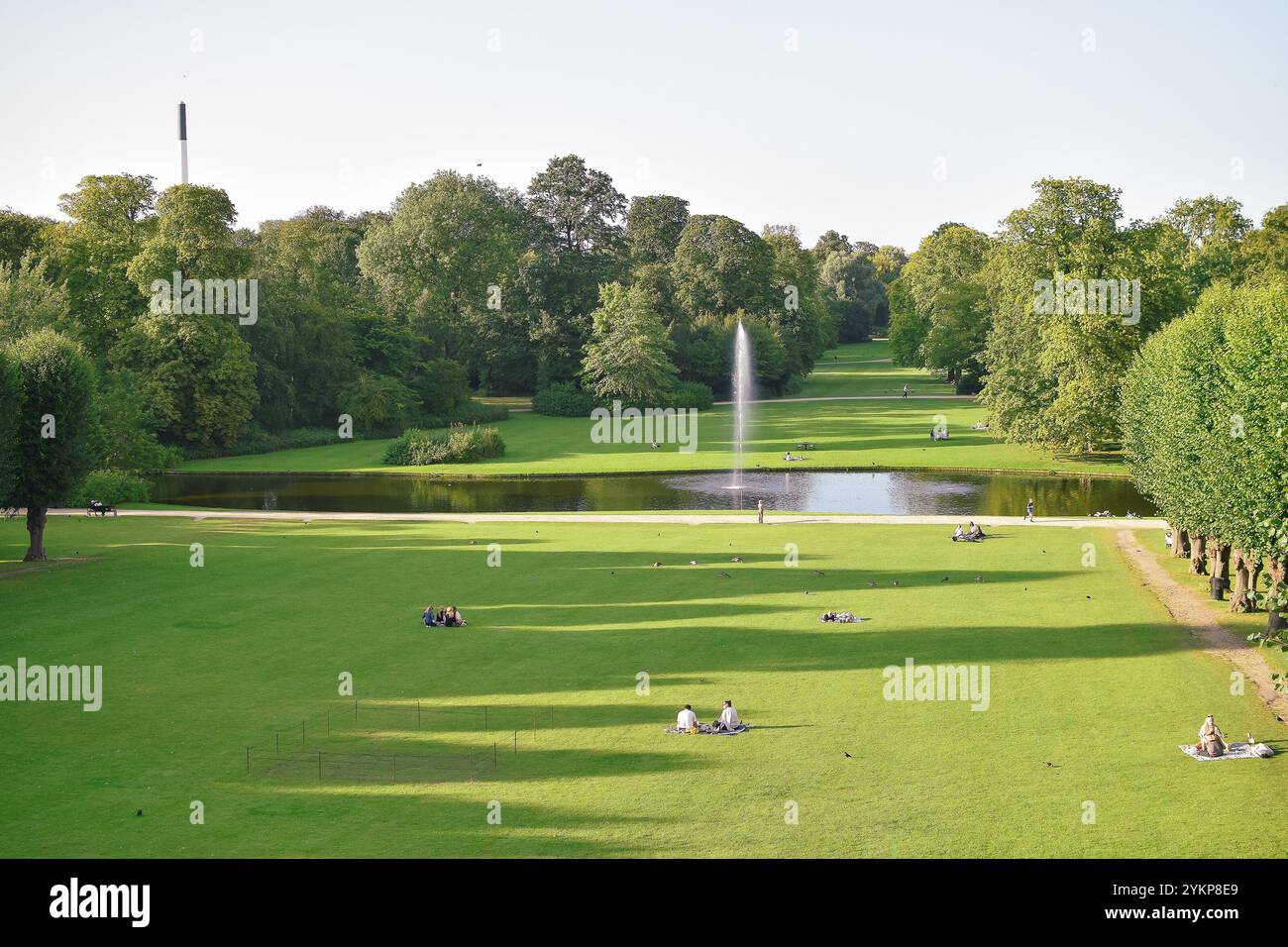 Copenhagen, Denmark. Novenber 19, 2024. View of Frederiksberg Have ...