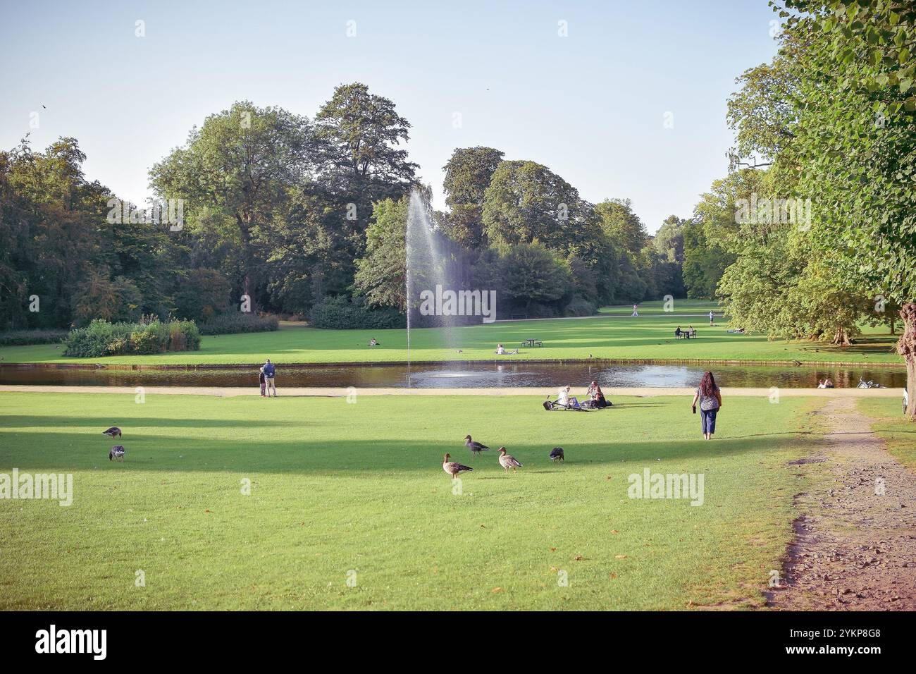 Copenhagen, Denmark. Novenber 19, 2024. View of Frederiksberg Have ...