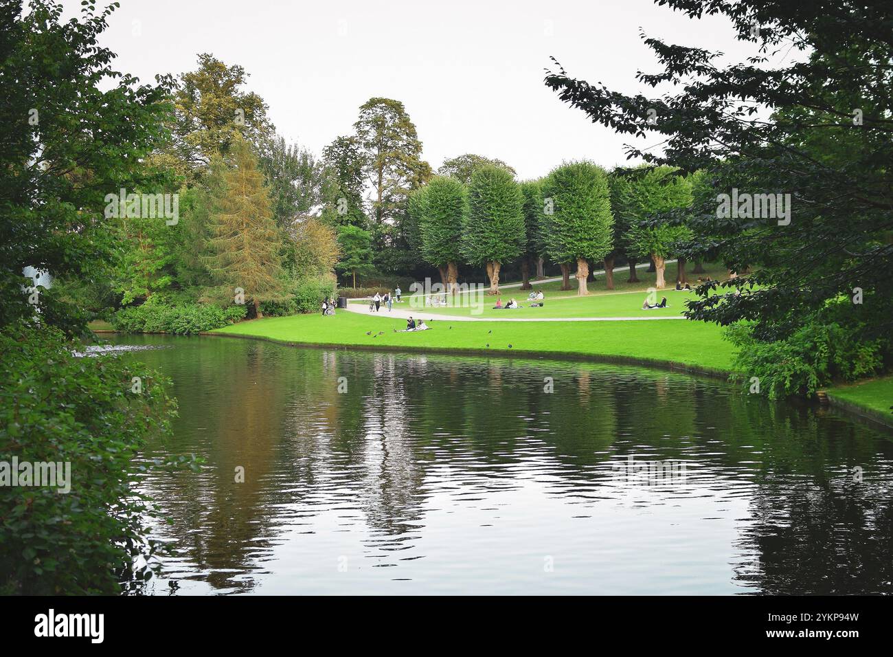 Copenhagen, Denmark. Novenber 19, 2024. View of Frederiksberg Have ...