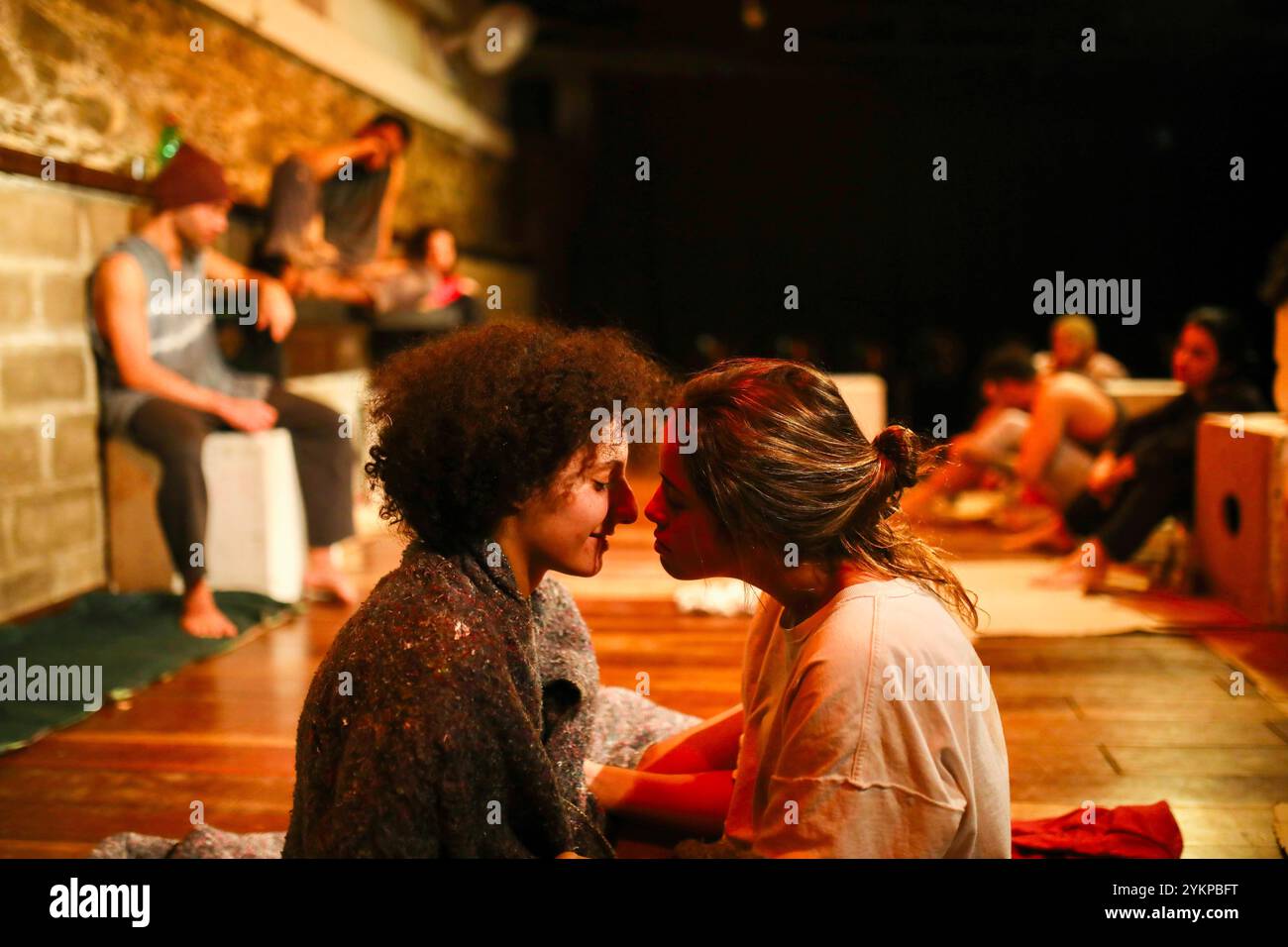 Marcela Garcia Serpa (left) and Clara Winter (right), two student ...