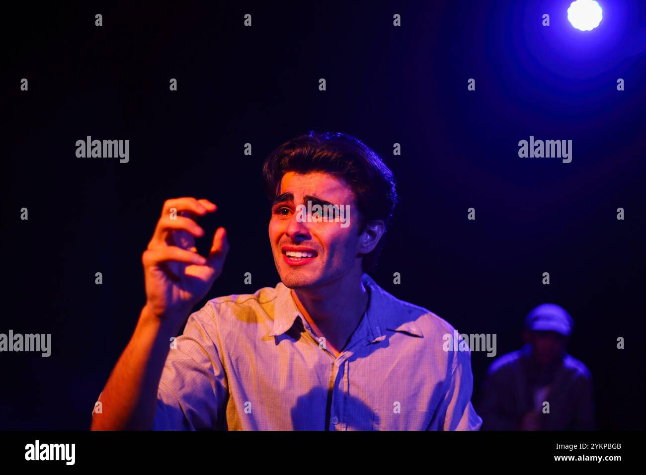 Rio De Janeiro, Brazil. 6th Dec, 2023. San Lima, a student actor at the ...