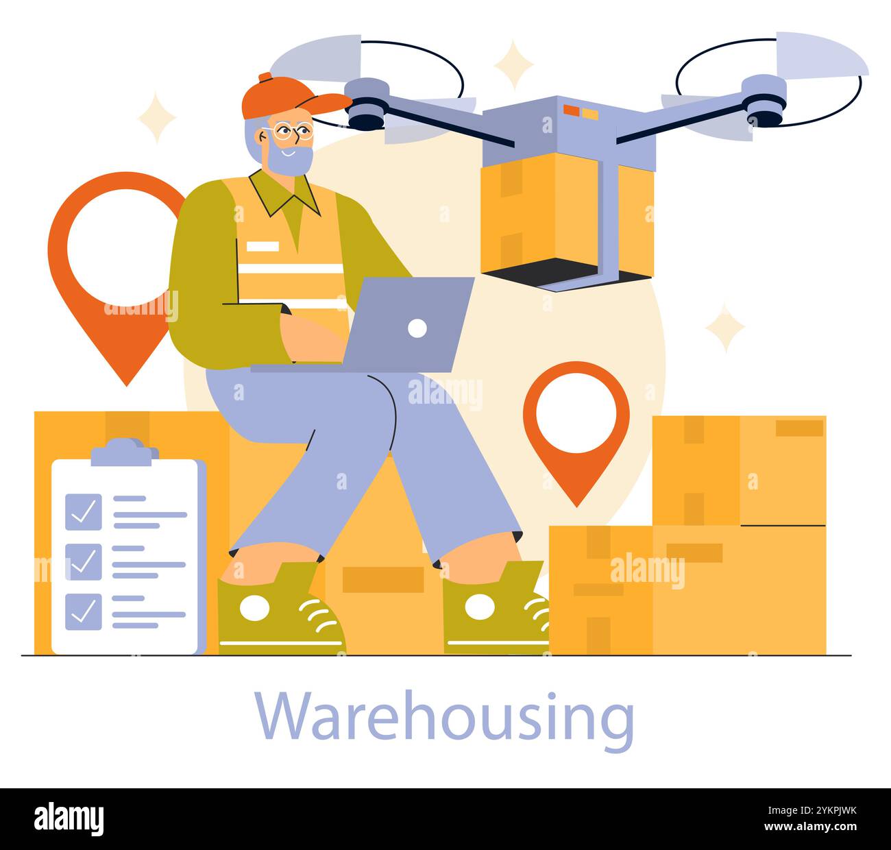 Digital distribution map and monitor Cut Out Stock Images & Pictures ...