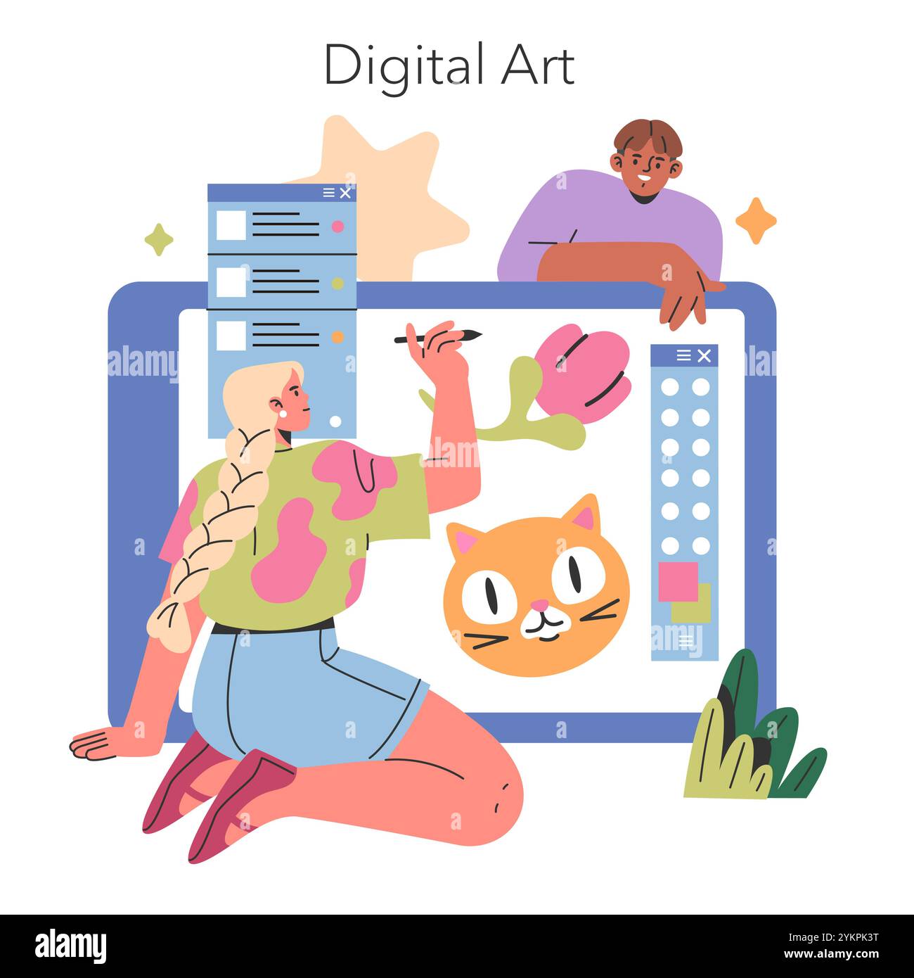 Digitalization era Stock Vector Images - Alamy