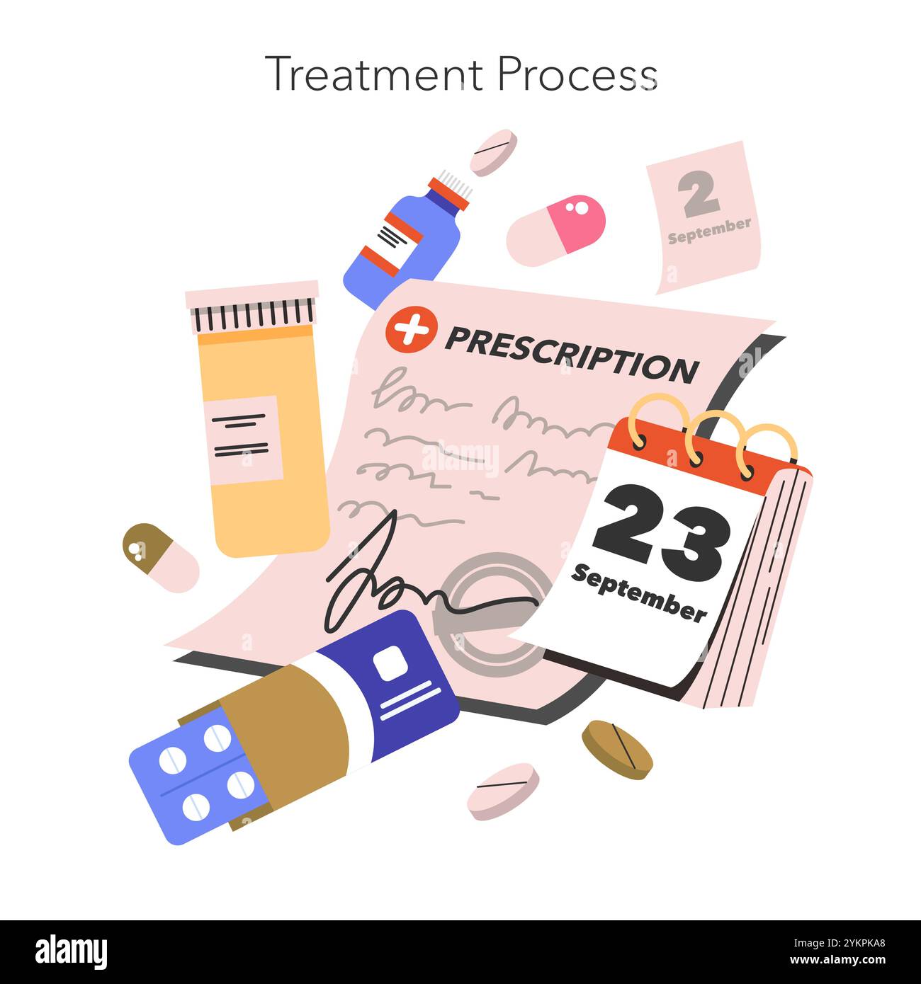 September medical calendar Cut Out Stock Images & Pictures - Alamy