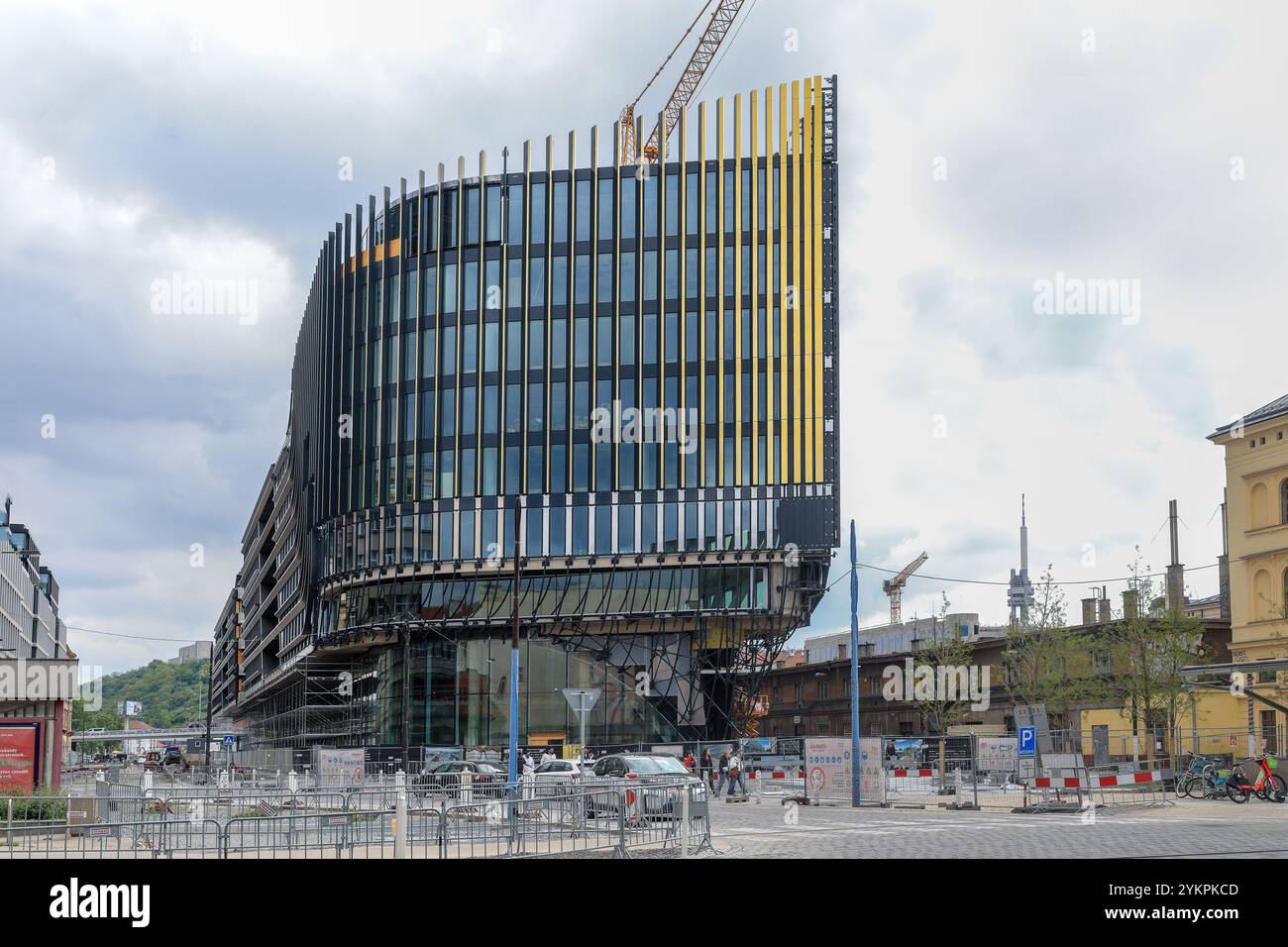 Prague, Czech Republic, May 14.2023: The modern multifunctional ...