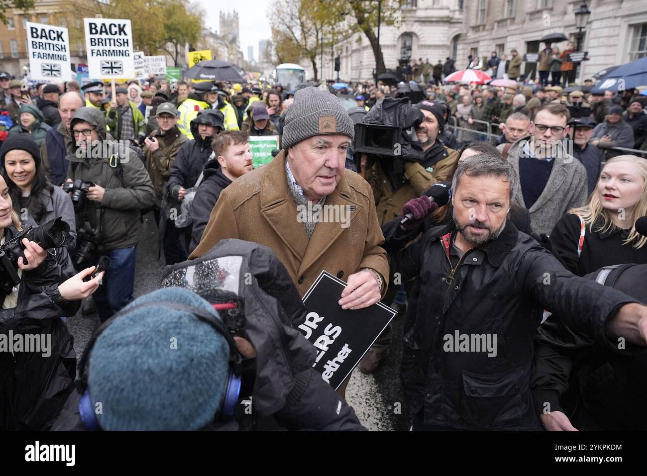 Jeremy Clarkson joins the farmers protest in central London over the ...