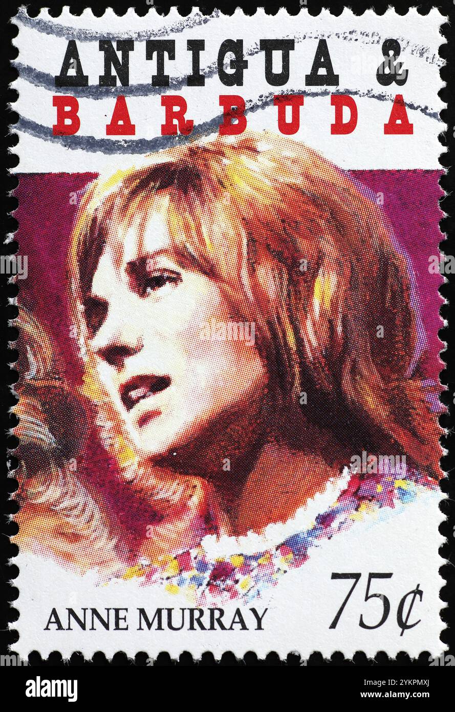 American country singer Anne Murray on postage stamp Stock Photo - Alamy