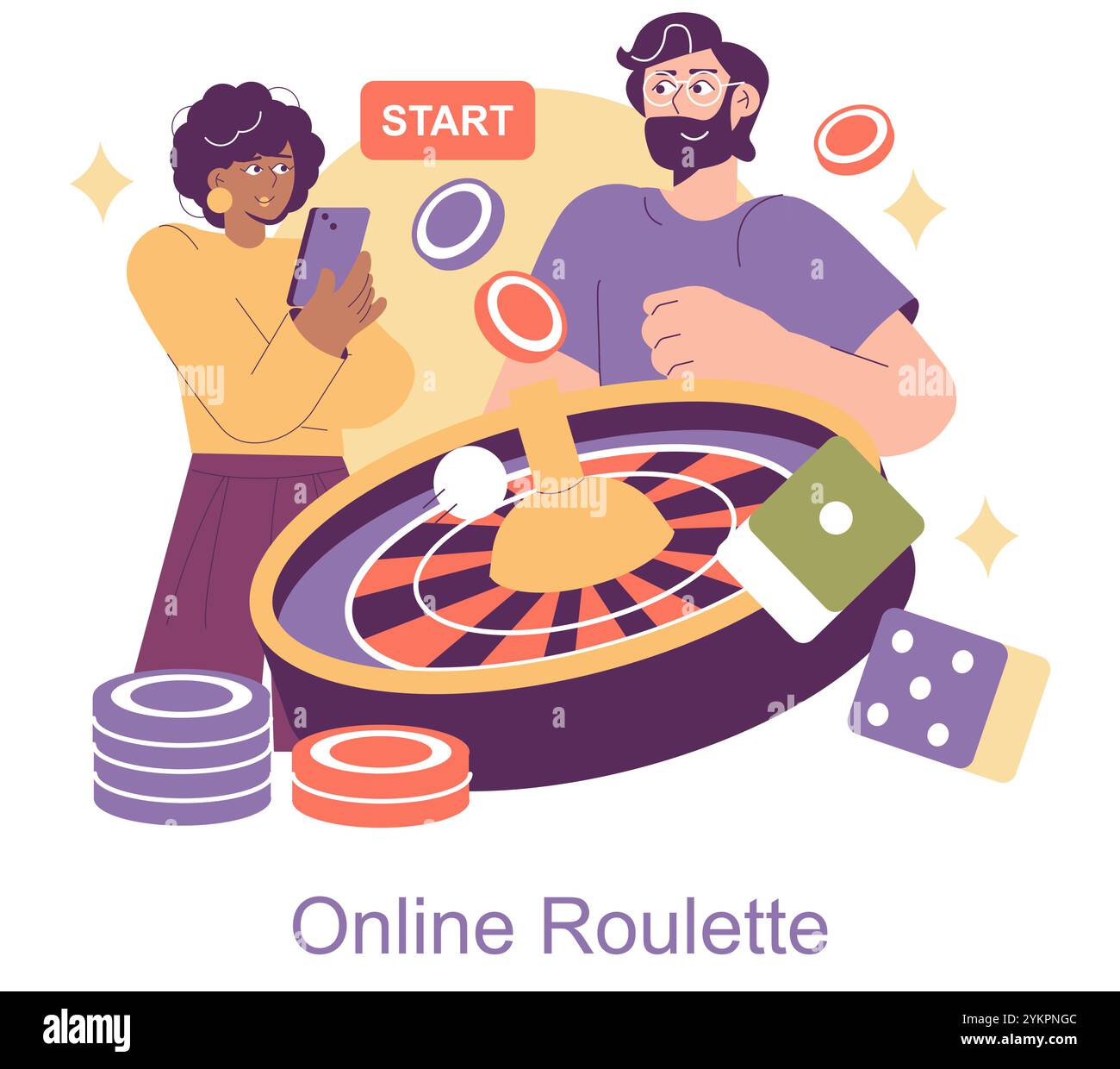 Showcasing excitement Stock Vector Images - Alamy